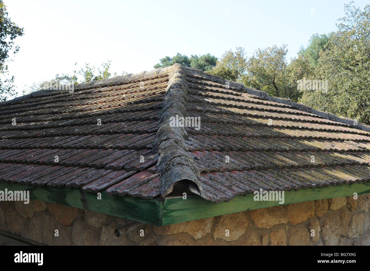 Israel, Lower Galilee, Kibbutz Alonim founded 1938 Old house used by ...