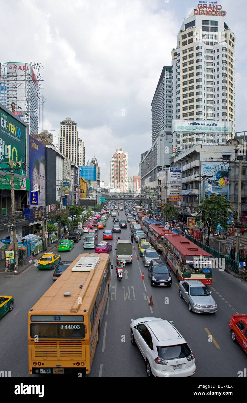 Thailand bangkok traffic jam hi-res stock photography and images - Alamy