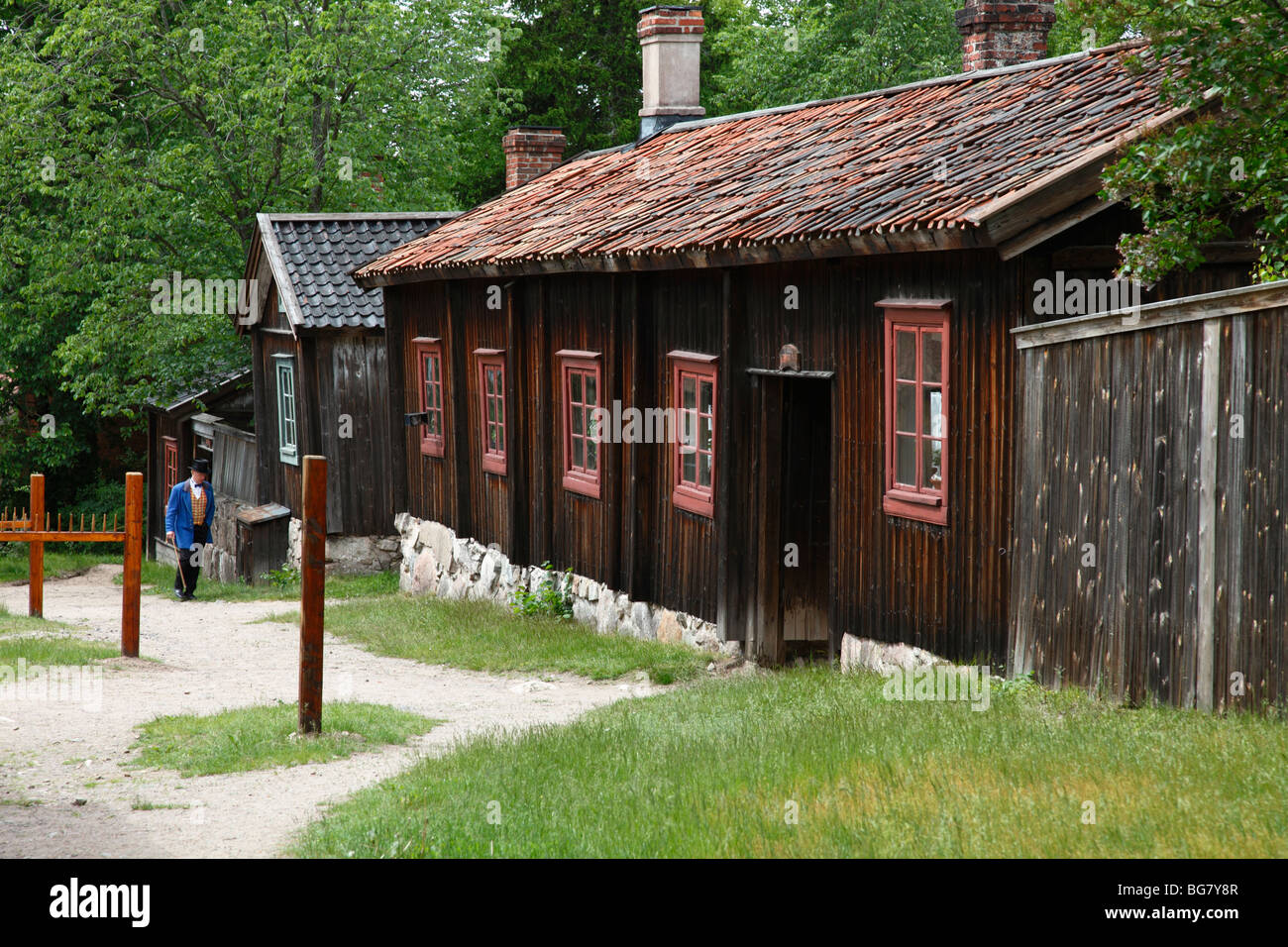 Finland, Turku, Cloister Hill, Luostarinmäki Handicrafts Museum, 18 ...