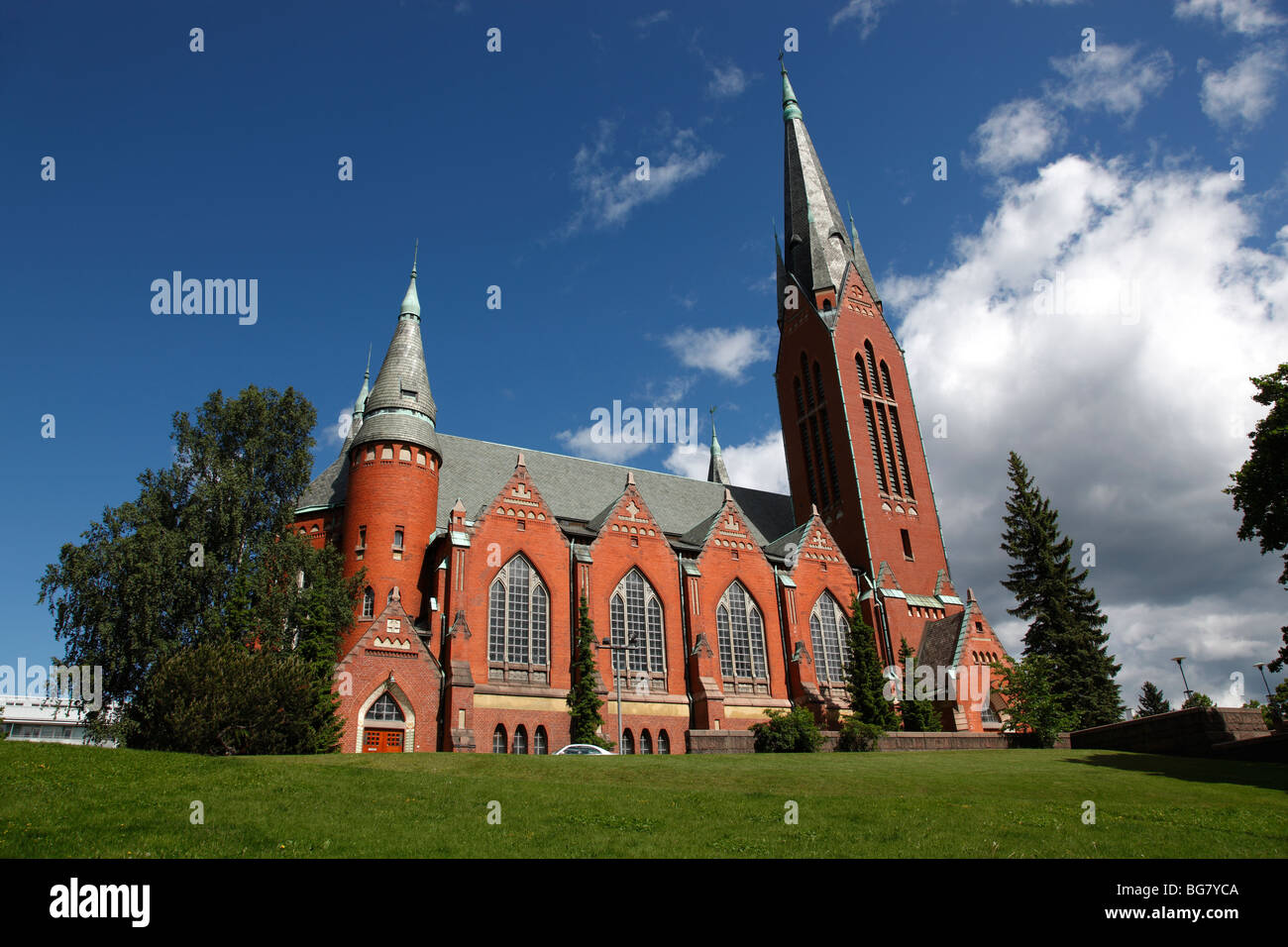 Finland, Western Finland, Turku, Church of St. Michael by Lars Sonck ...