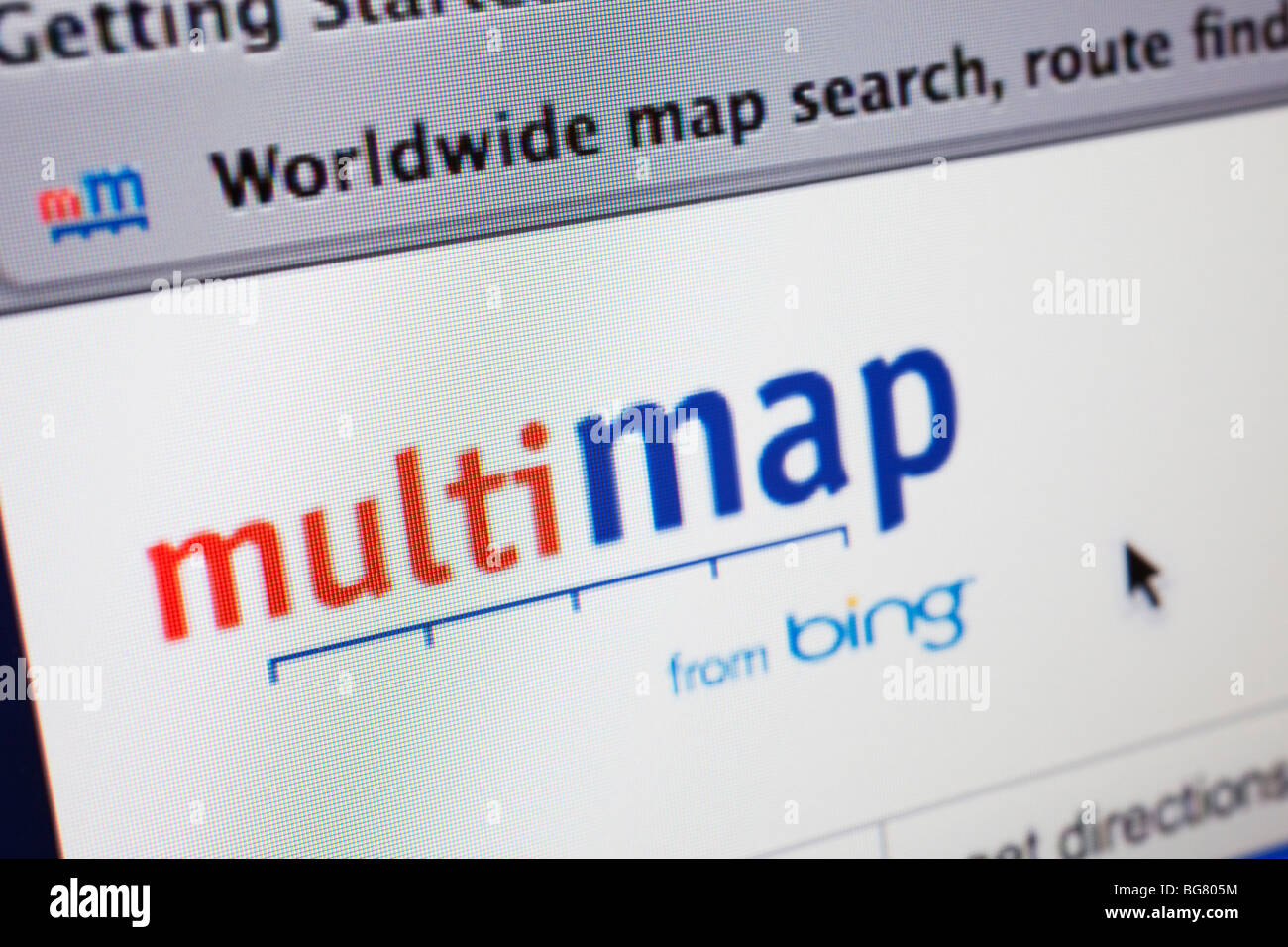 Computer mapping map hi-res stock photography and images - Alamy