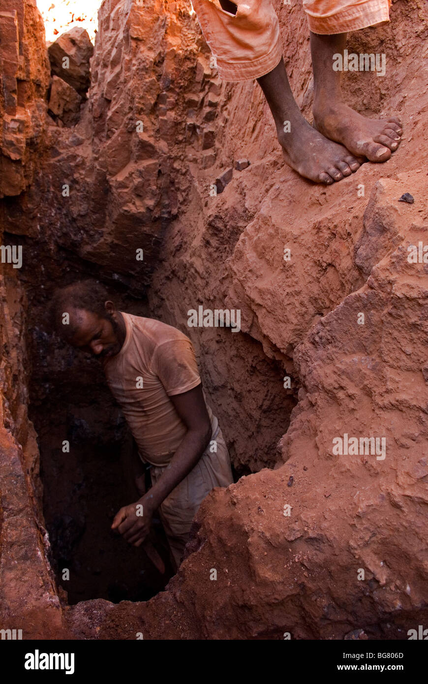 Two men mine gold in hi-res stock photography and images - Alamy