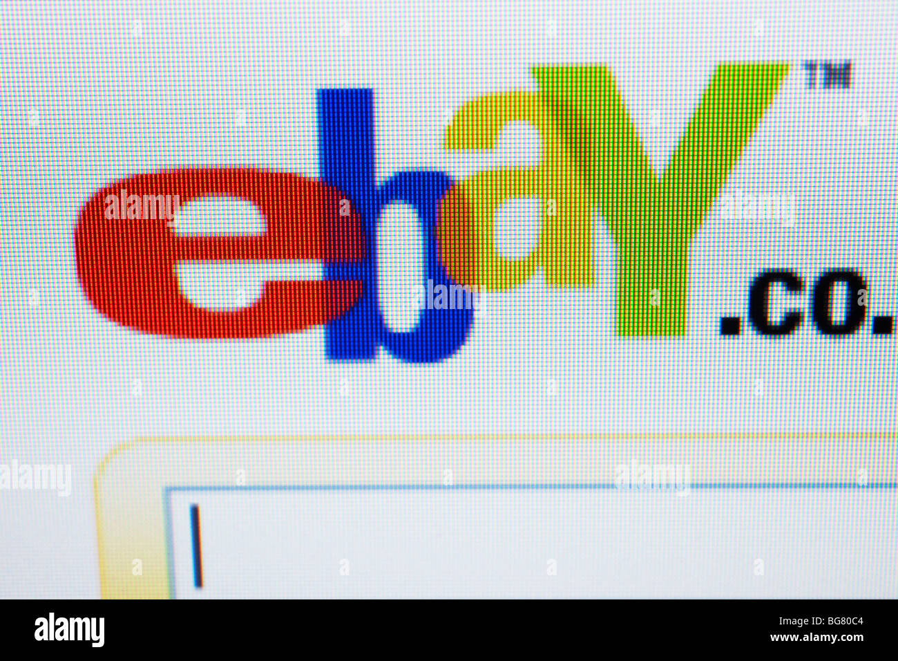 Ebay screen hi-res stock photography and images - Alamy