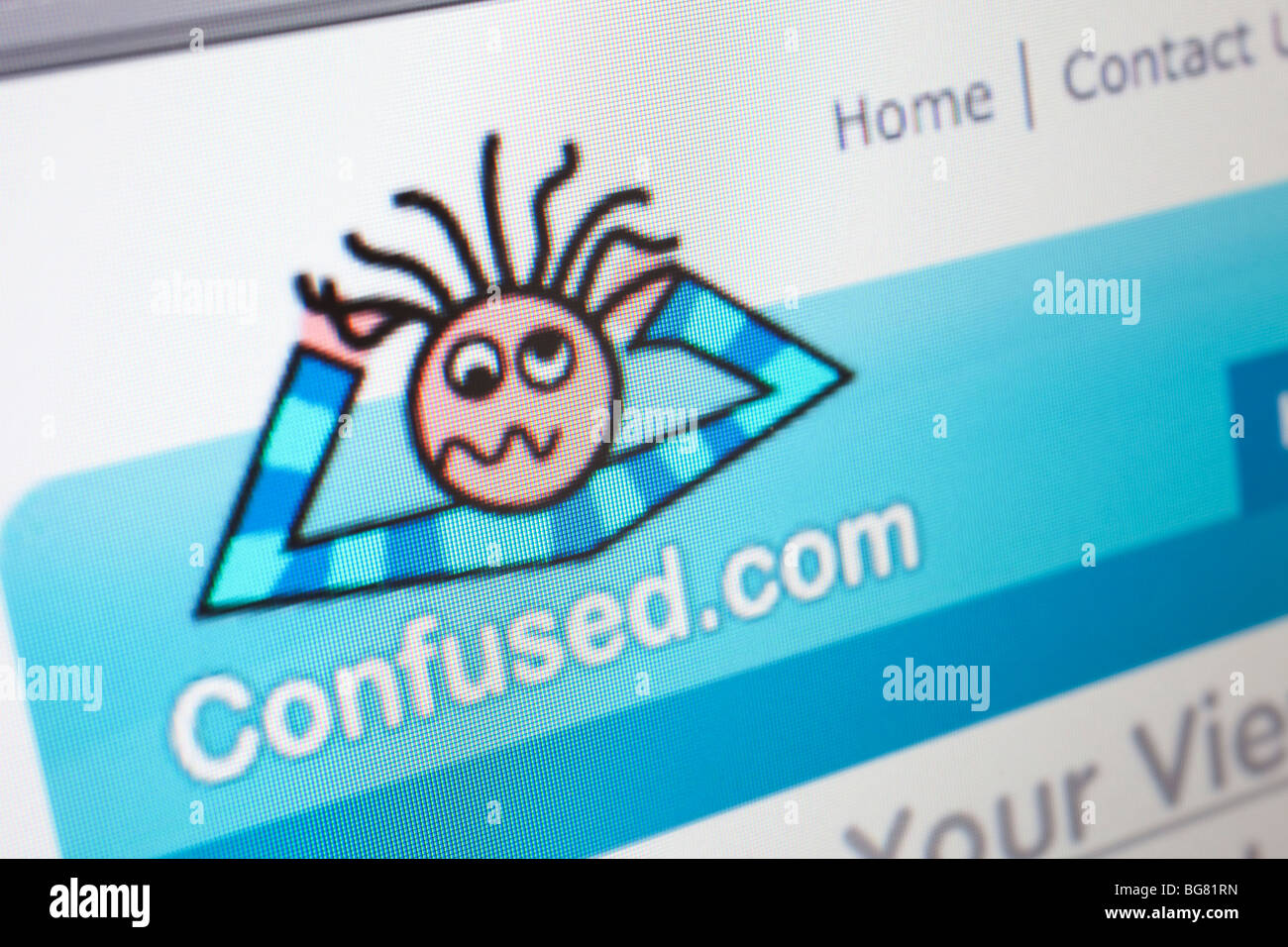 Confused com screen hi-res stock photography and images - Alamy