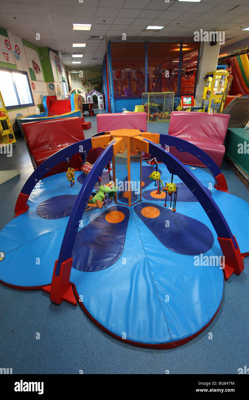 Empty, Indoor children's playground Stock Photo - Alamy