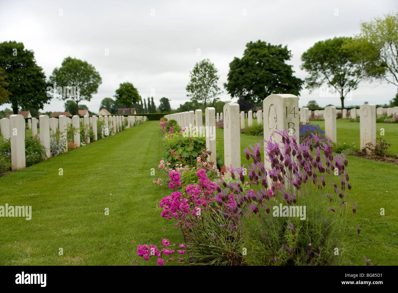 Canadian cemetery at Bretteville sur Laize by Cintheaux village near ...