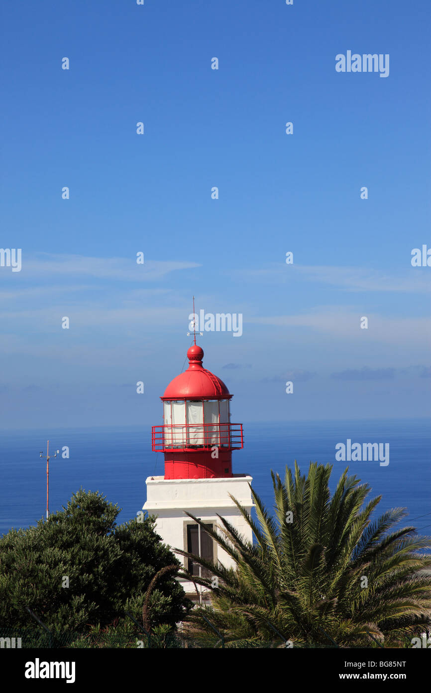Lighthouse at Ponta do Pargo, Westcoast of Madeira, Portugal Europe ...