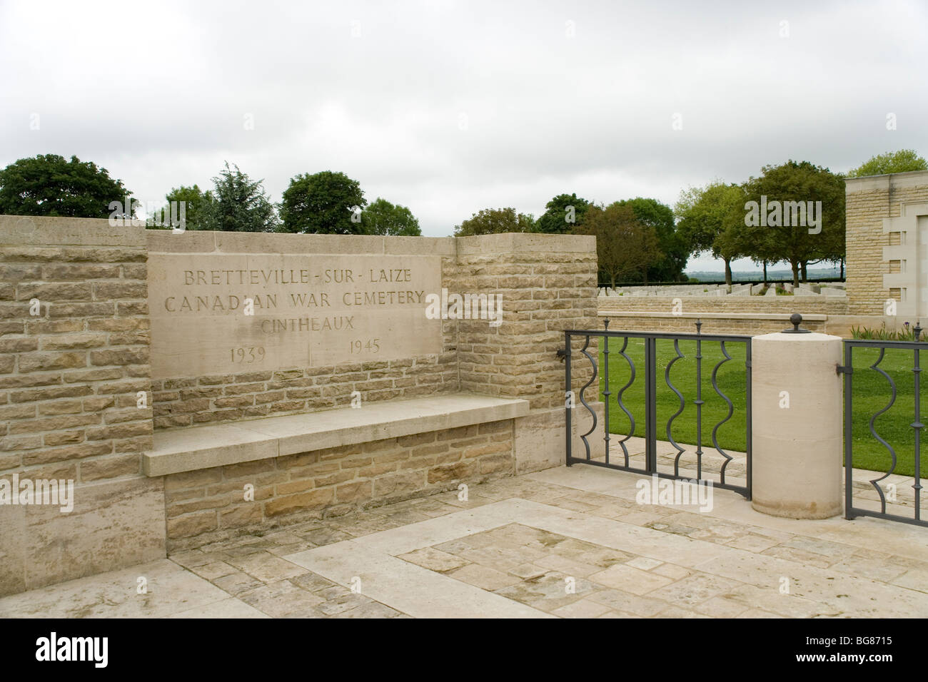 Canadian cemetery at Bretteville sur Laize by Cintheaux village near ...