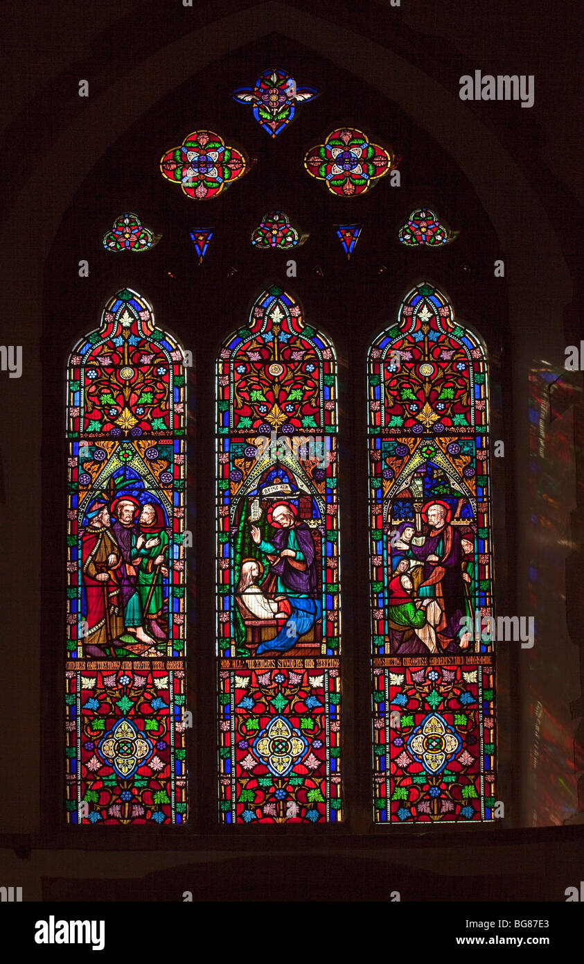 Reflection stained glass window hi-res stock photography and images - Alamy