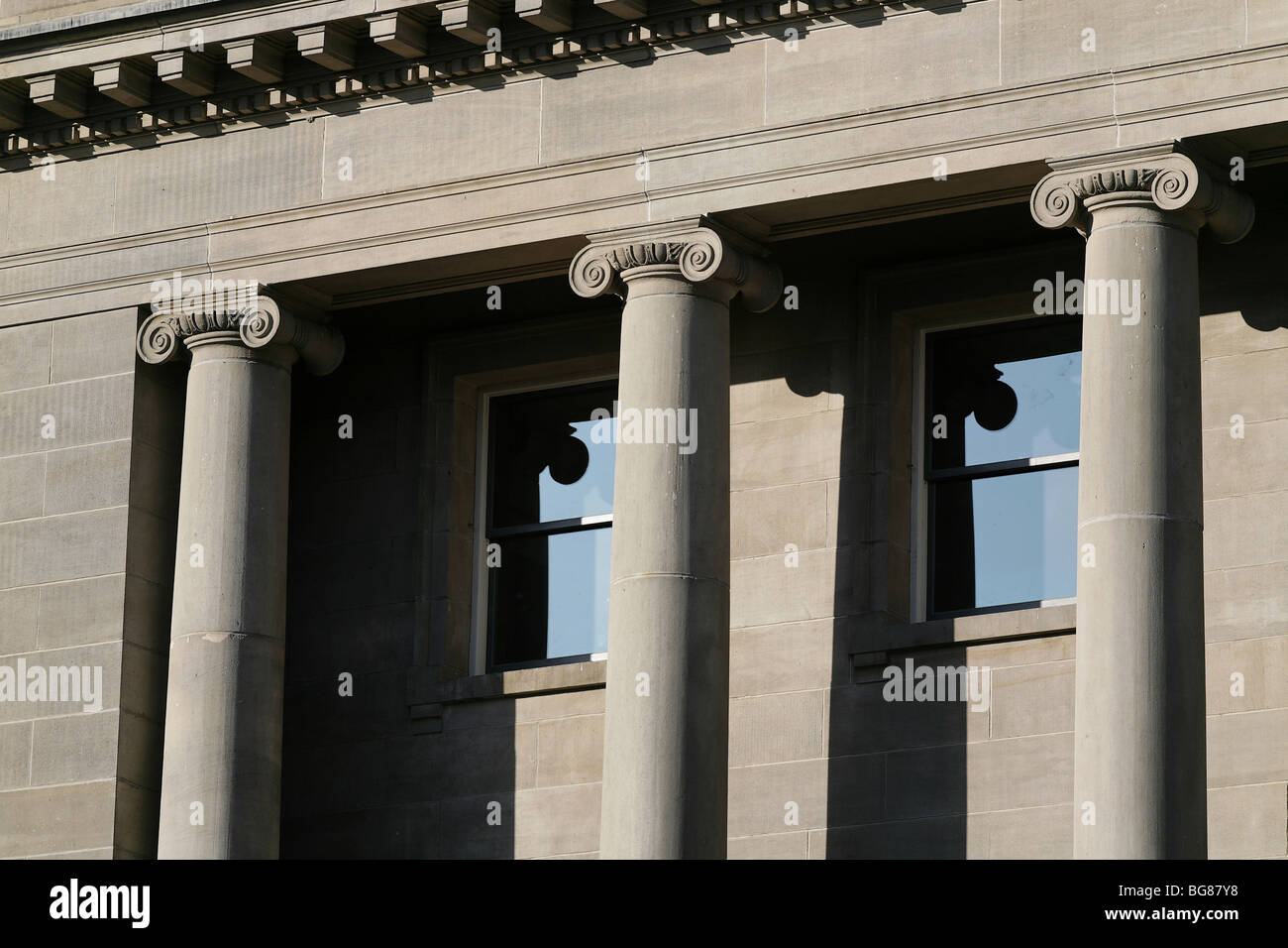 Three columns at Boise State Capitol building, Boise, Idaho Stock Photo ...