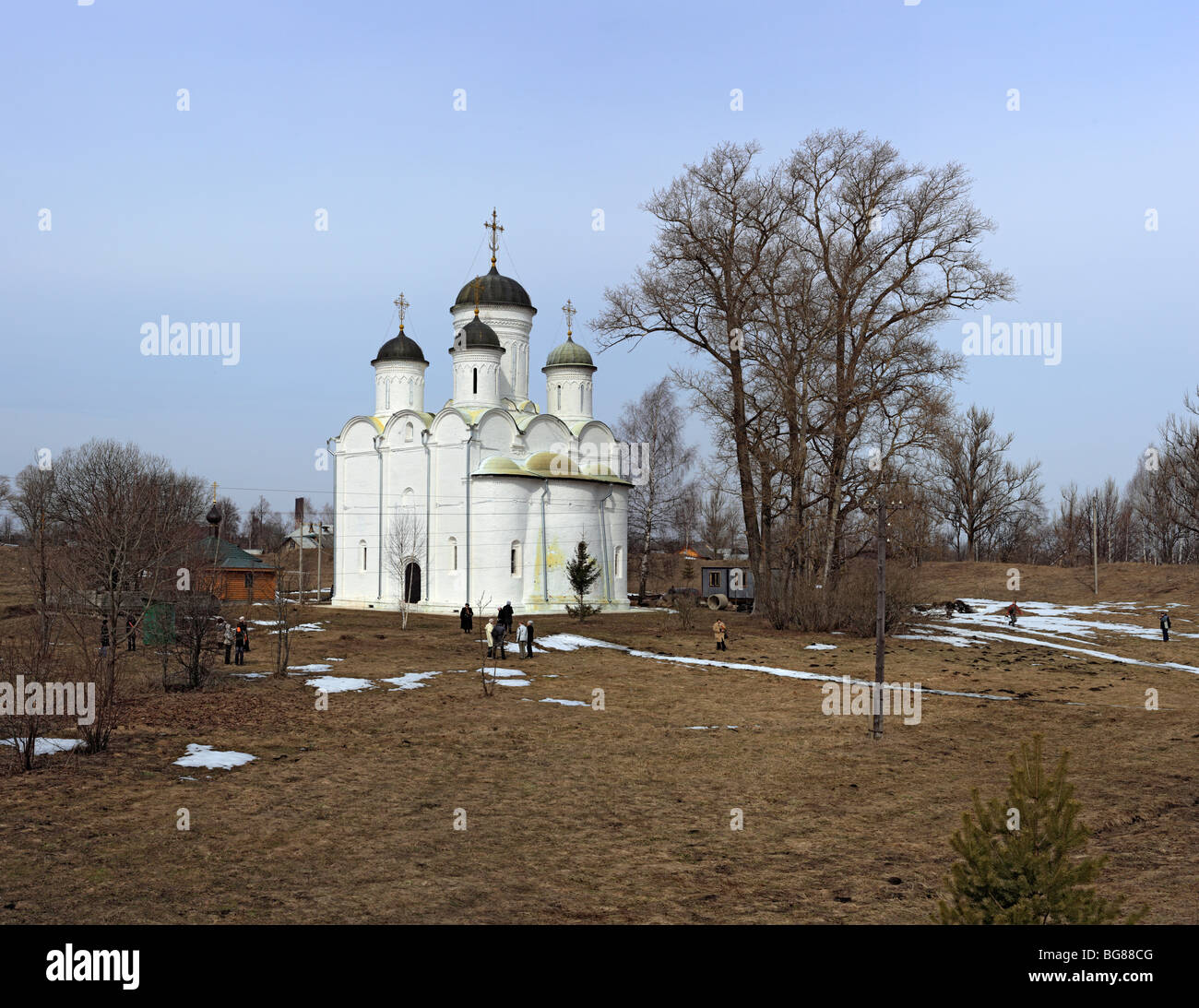 Church of St.Michael (1550s), Mikulino, Moscow region, Russia Stock ...