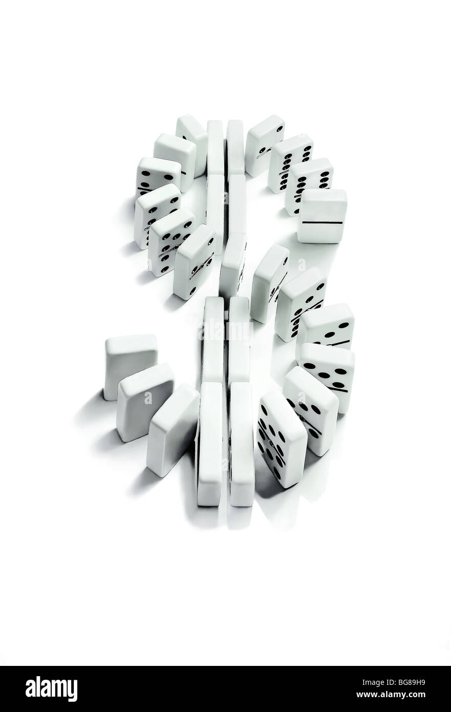 Domino symbol Cut Out Stock Images & Pictures - Alamy