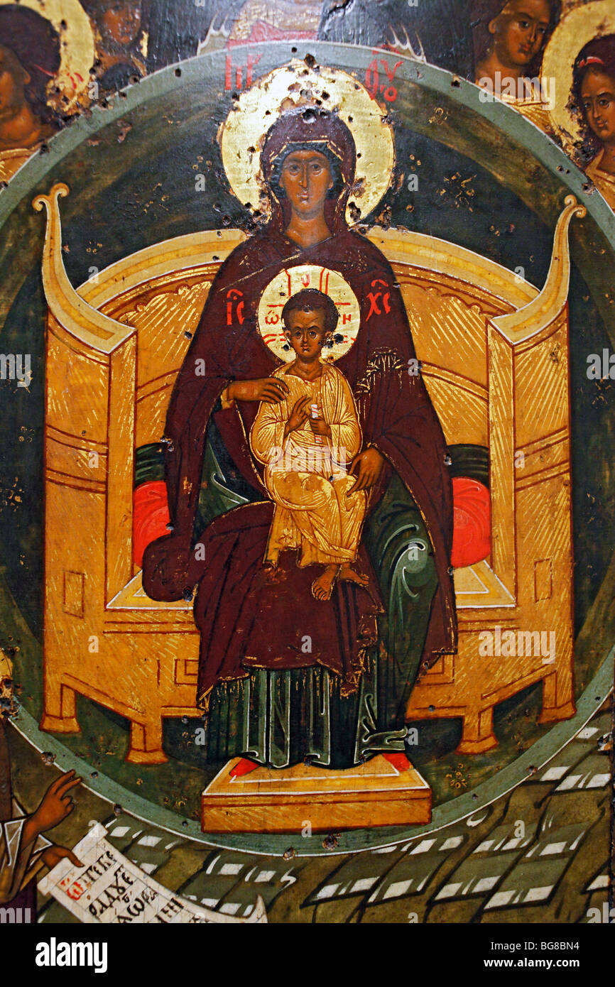 Jesus russian icon hi-res stock photography and images - Alamy
