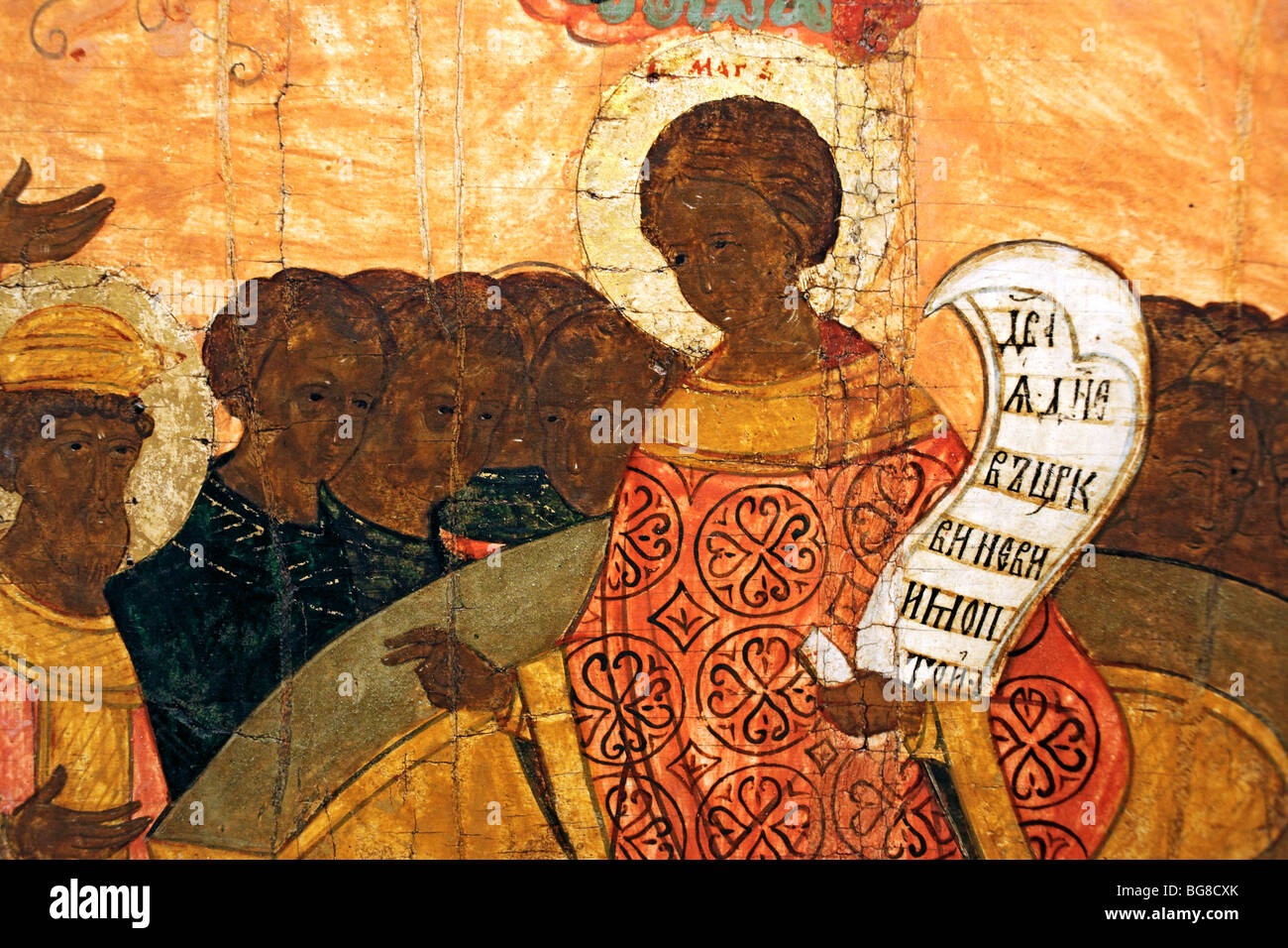 The Intercession of the Virgin (16 century), Russian icon, Vologda ...