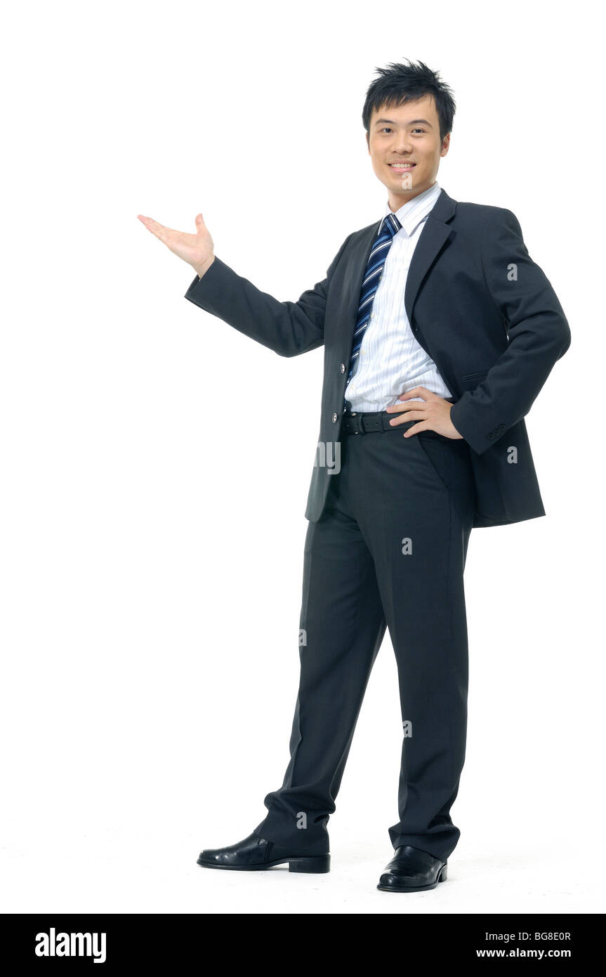 Giving a formal presentation Cut Out Stock Images & Pictures - Alamy