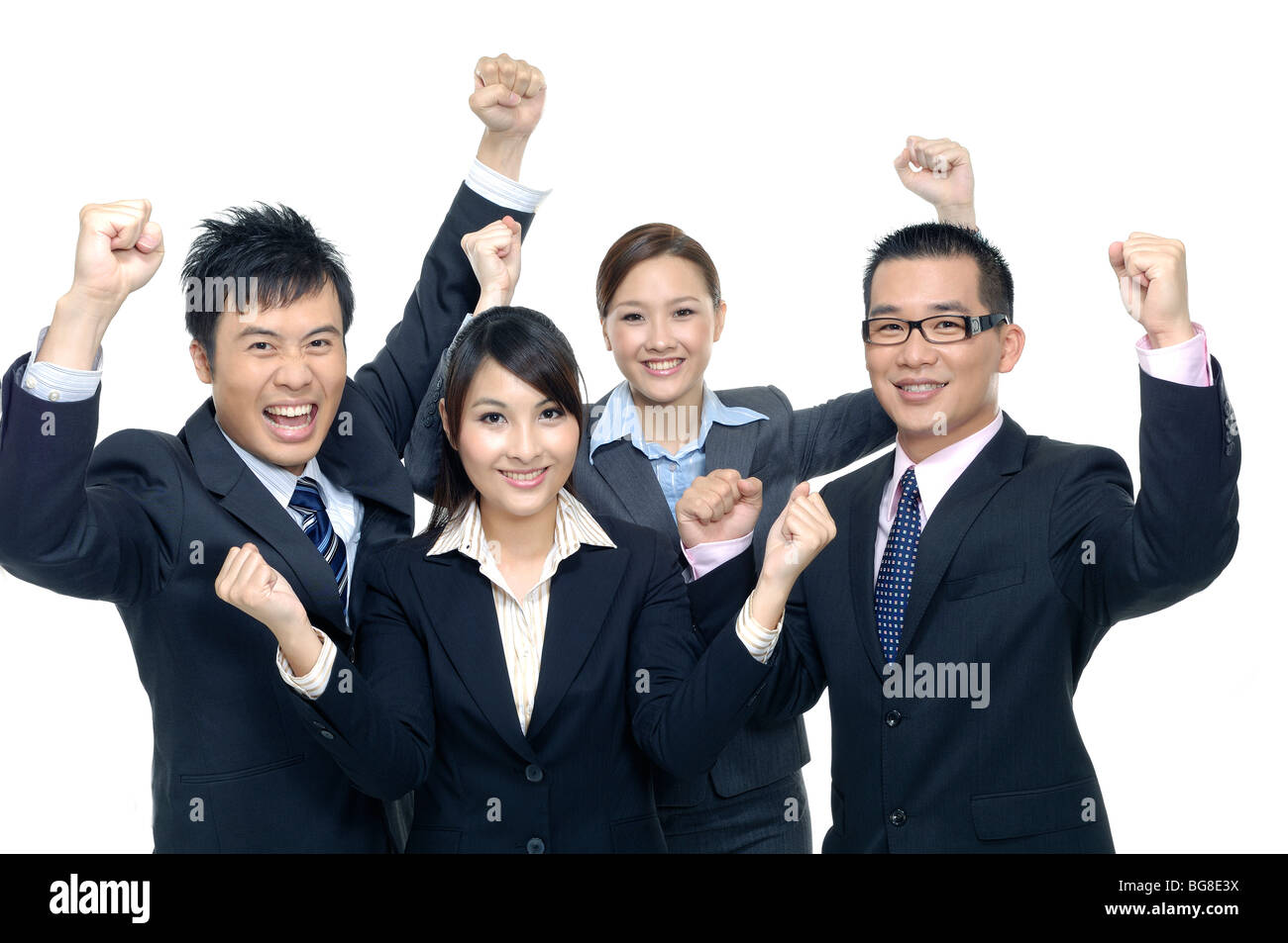 Business team celebrating their success Stock Photo - Alamy