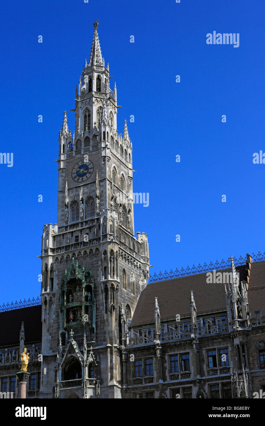 New town hall spire hi-res stock photography and images - Alamy