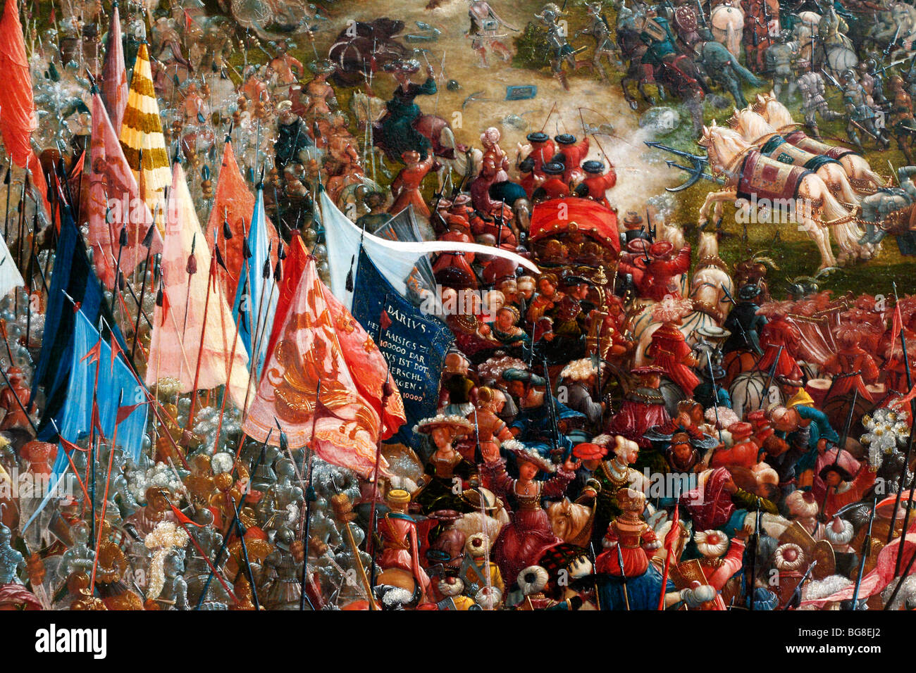 Albrecht Altdorfer, The Battle of Alexander at Issus (1529), Painting ...