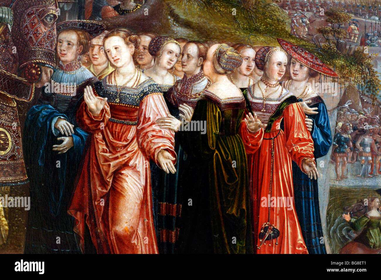 Medieval women middle ages painting hi-res stock photography and images ...