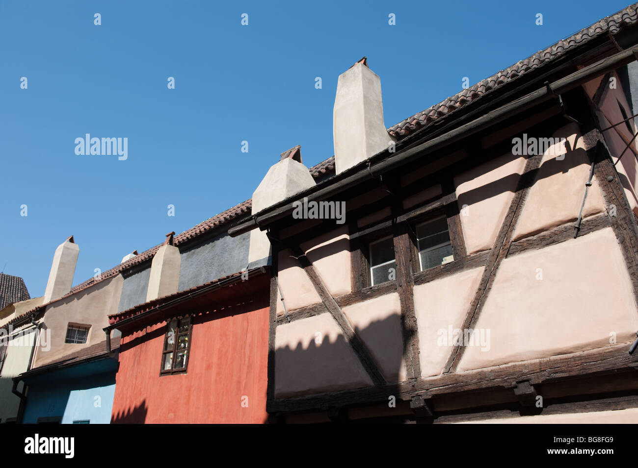 Part of the Golden Lane Prague Stock Photo - Alamy