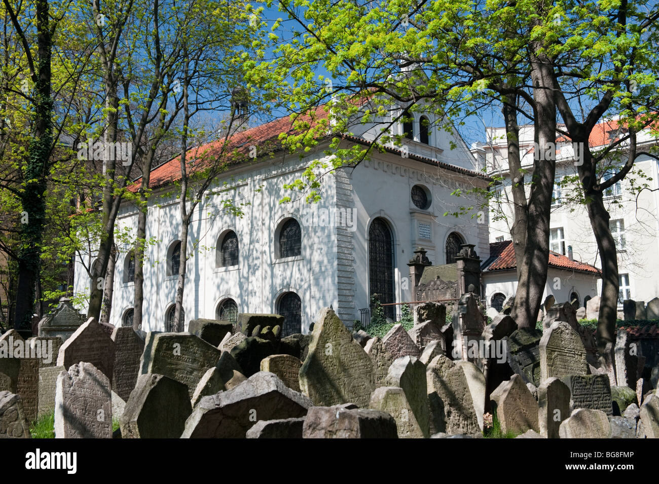 Jewish Cemetery in Prague Stock Photo - Alamy