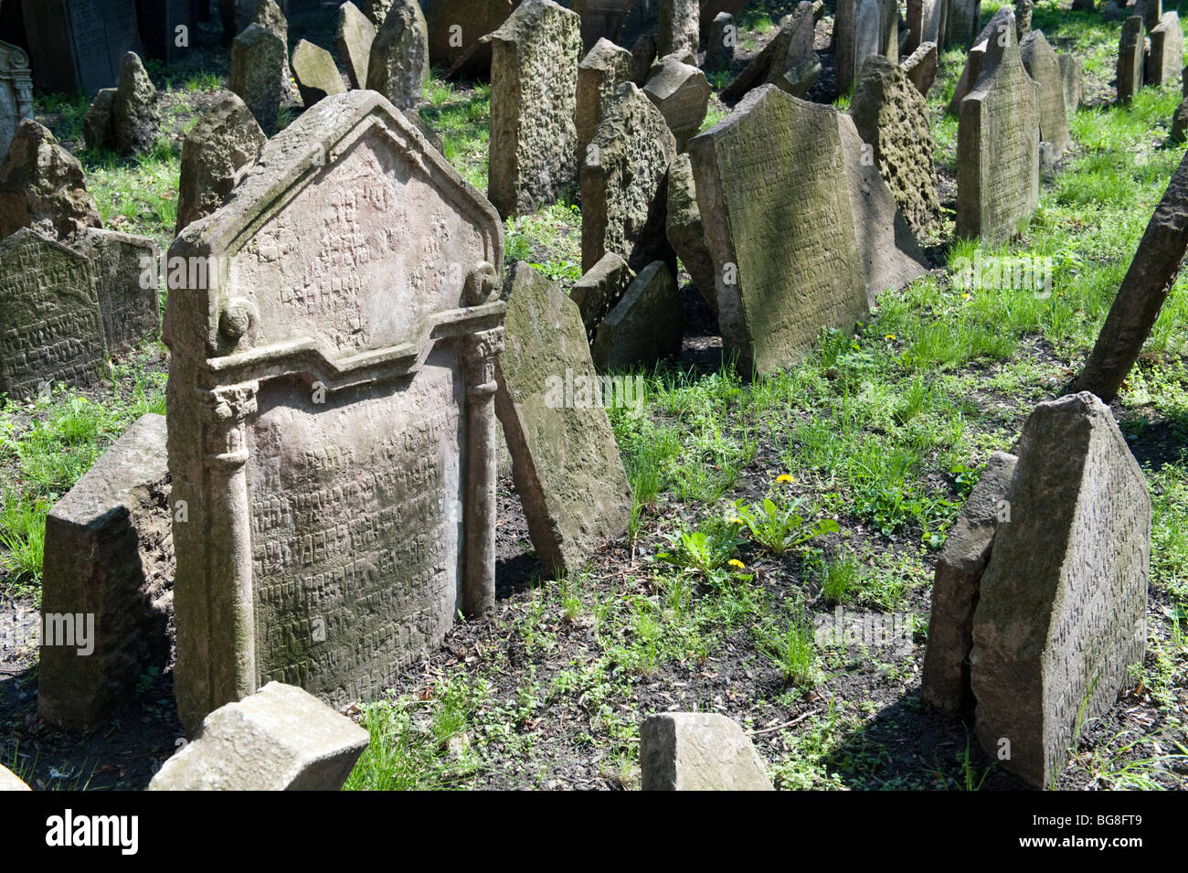 The Jewish Garden in Prague Stock Photo - Alamy