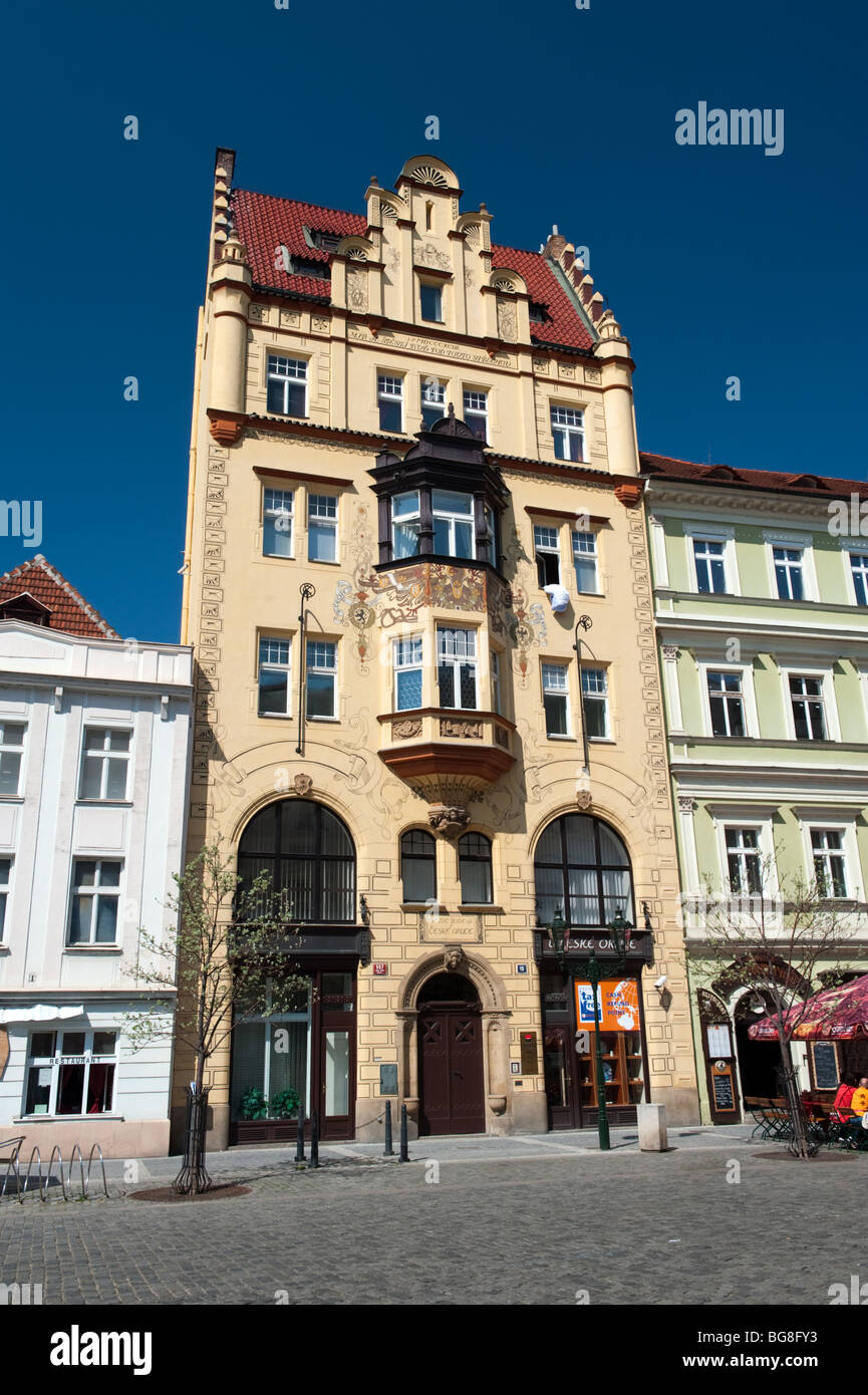 Prague balcony hi-res stock photography and images - Alamy