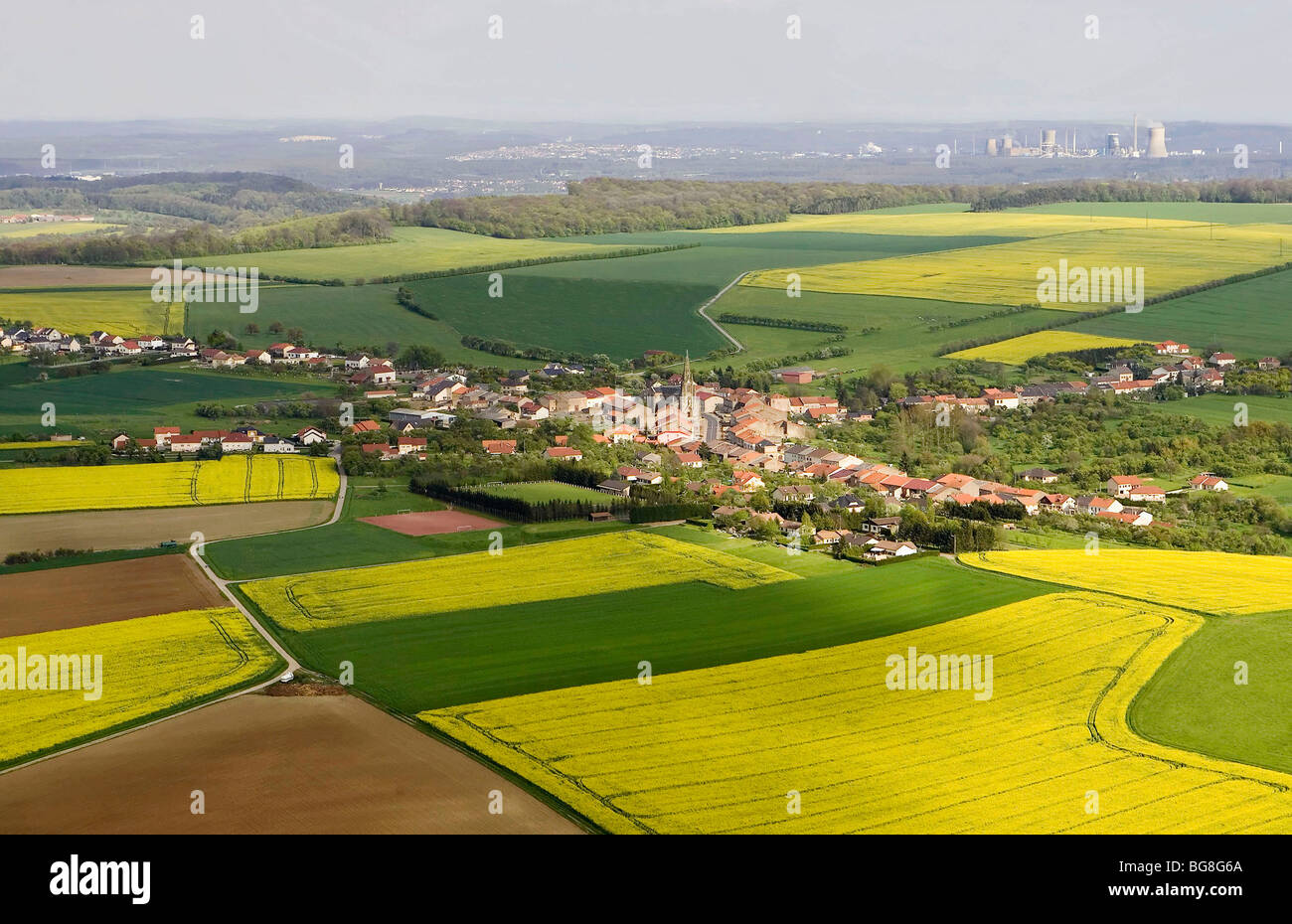 Moselle (57) : Aerial view Stock Photo - Alamy