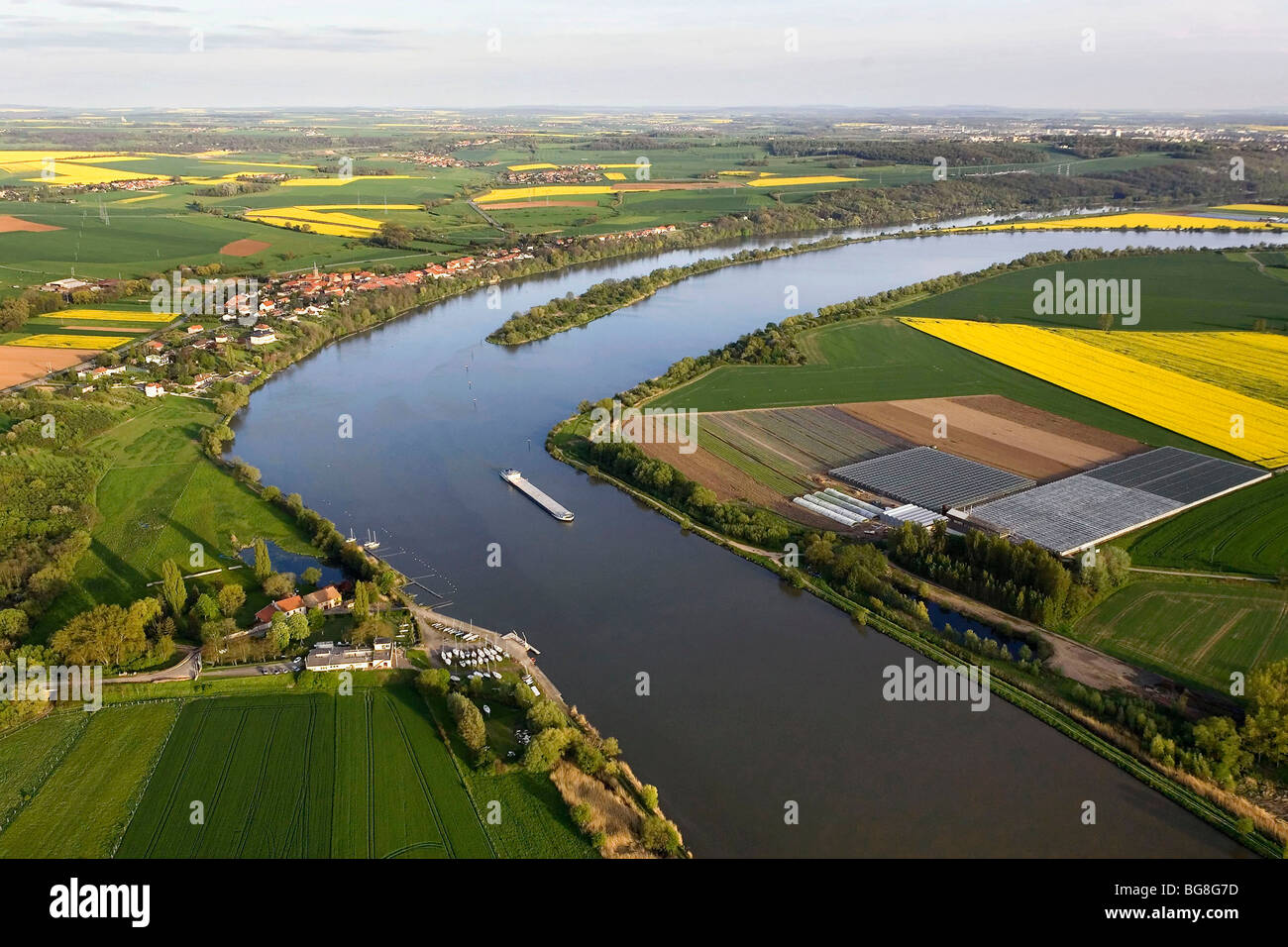 Moselle (57) : aerial view Stock Photo - Alamy