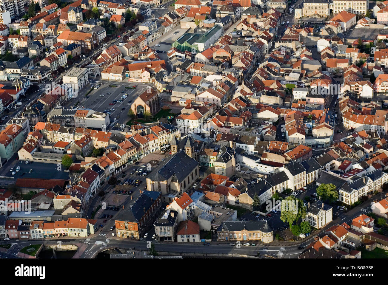 Moselle (57) : aerial view Stock Photo - Alamy