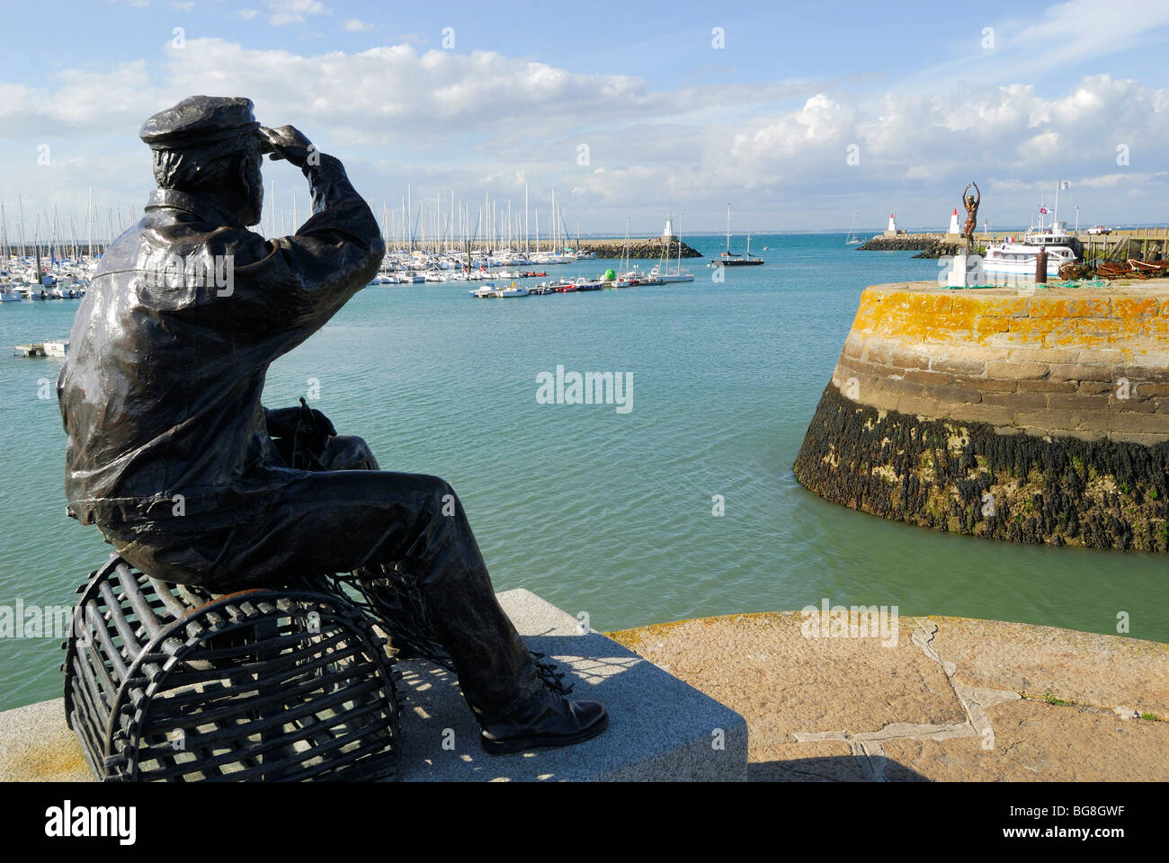 Peninsula of Quiberon (56) : Port Haliguen Stock Photo - Alamy
