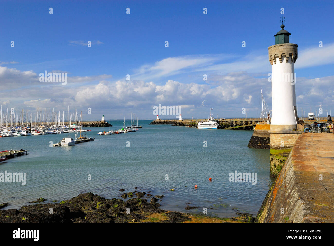 Peninsula of Quiberon (56) : Port Haliguen Stock Photo - Alamy