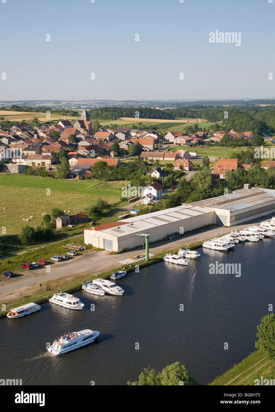 Moselle (57) : aerial view Stock Photo - Alamy