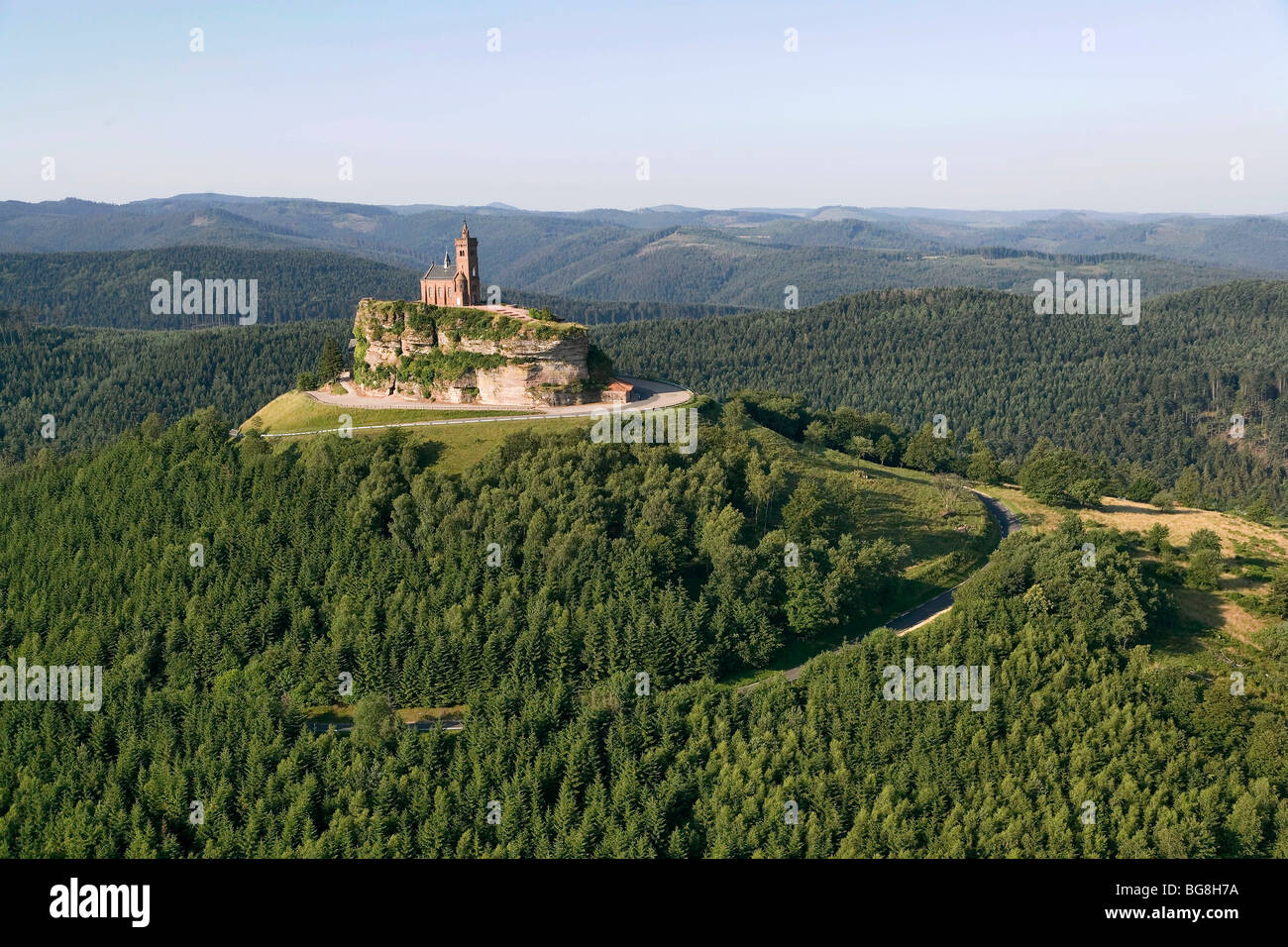 Aerial view over the Dabo Rock (57 Stock Photo - Alamy
