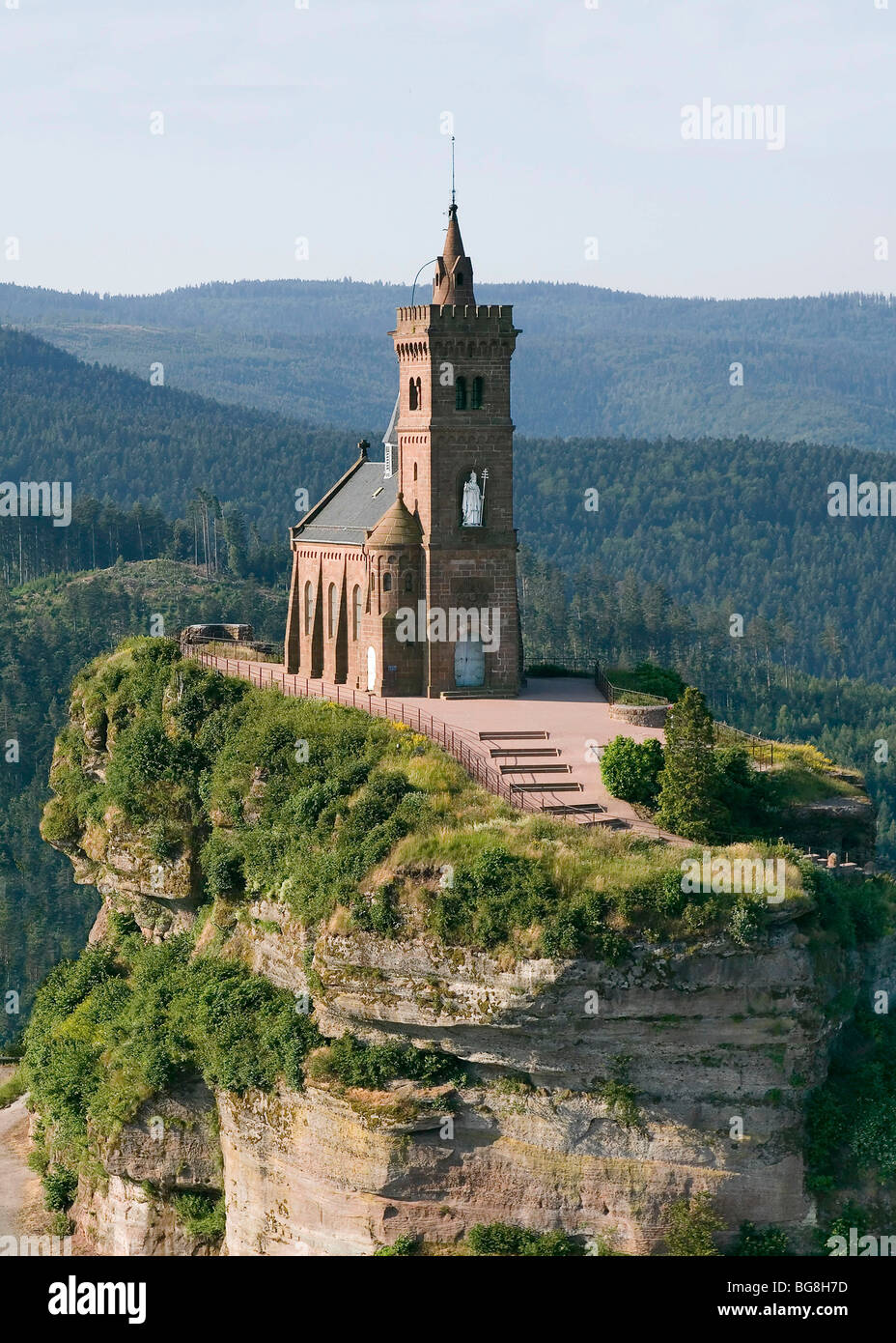 Aerial view over the Dabo Rock (57 Stock Photo - Alamy
