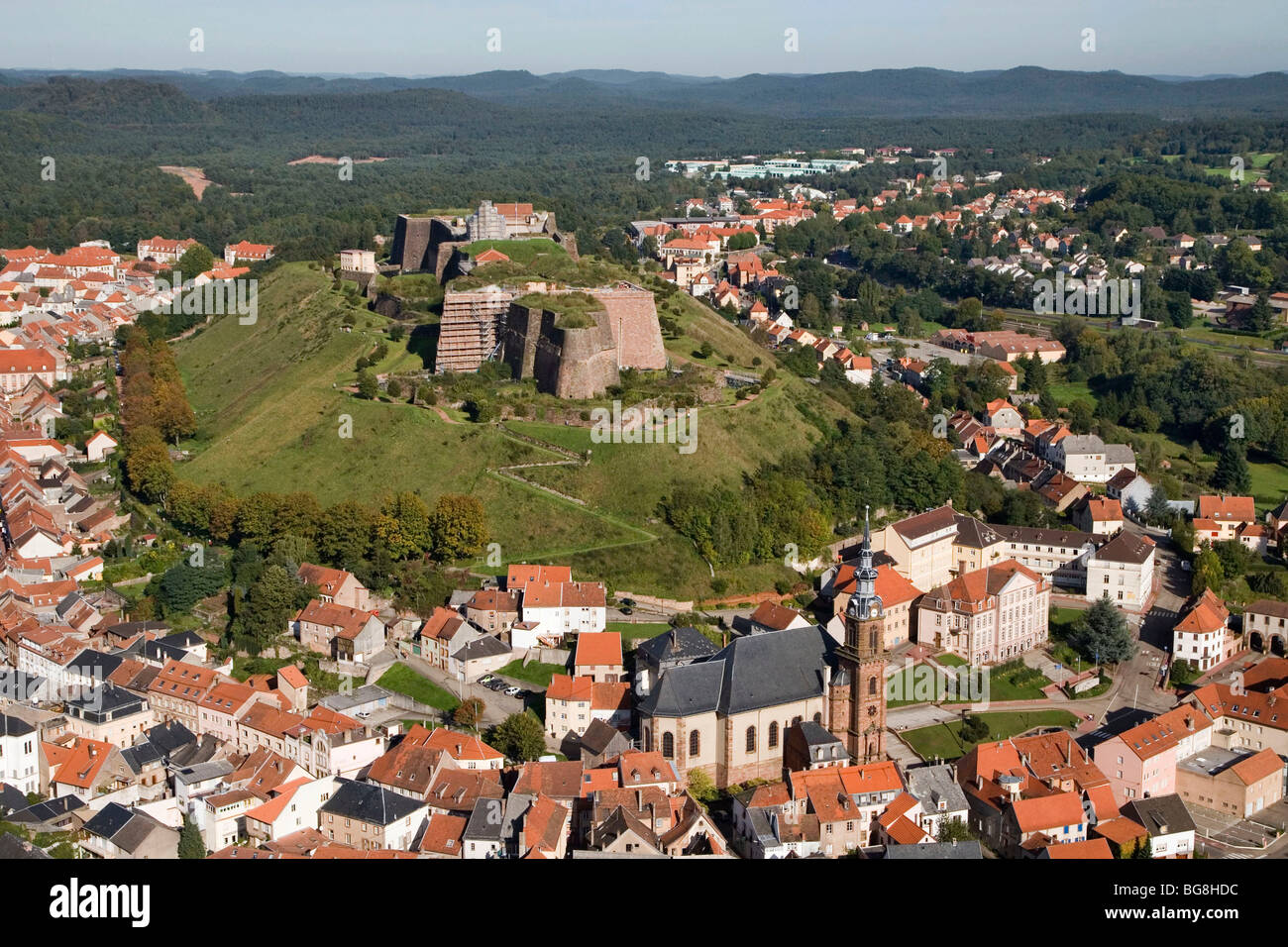 The village of Bitche (57 Stock Photo - Alamy