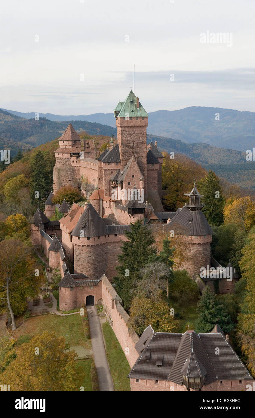The "Château du Haut-Koenigsbourg" castle (67 Stock Photo - Alamy