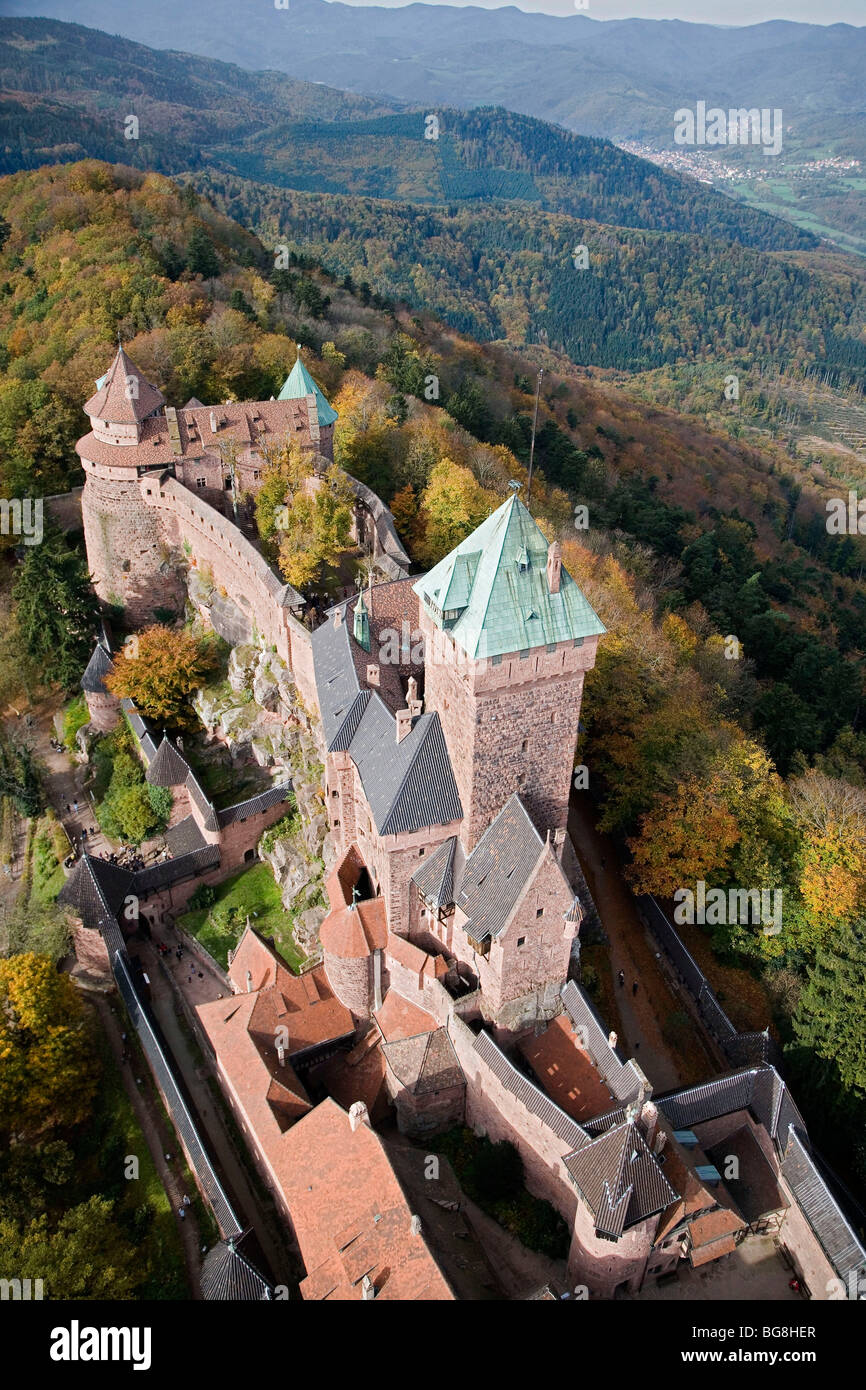 The "Château du Haut-Koenigsbourg" castle (67 Stock Photo - Alamy