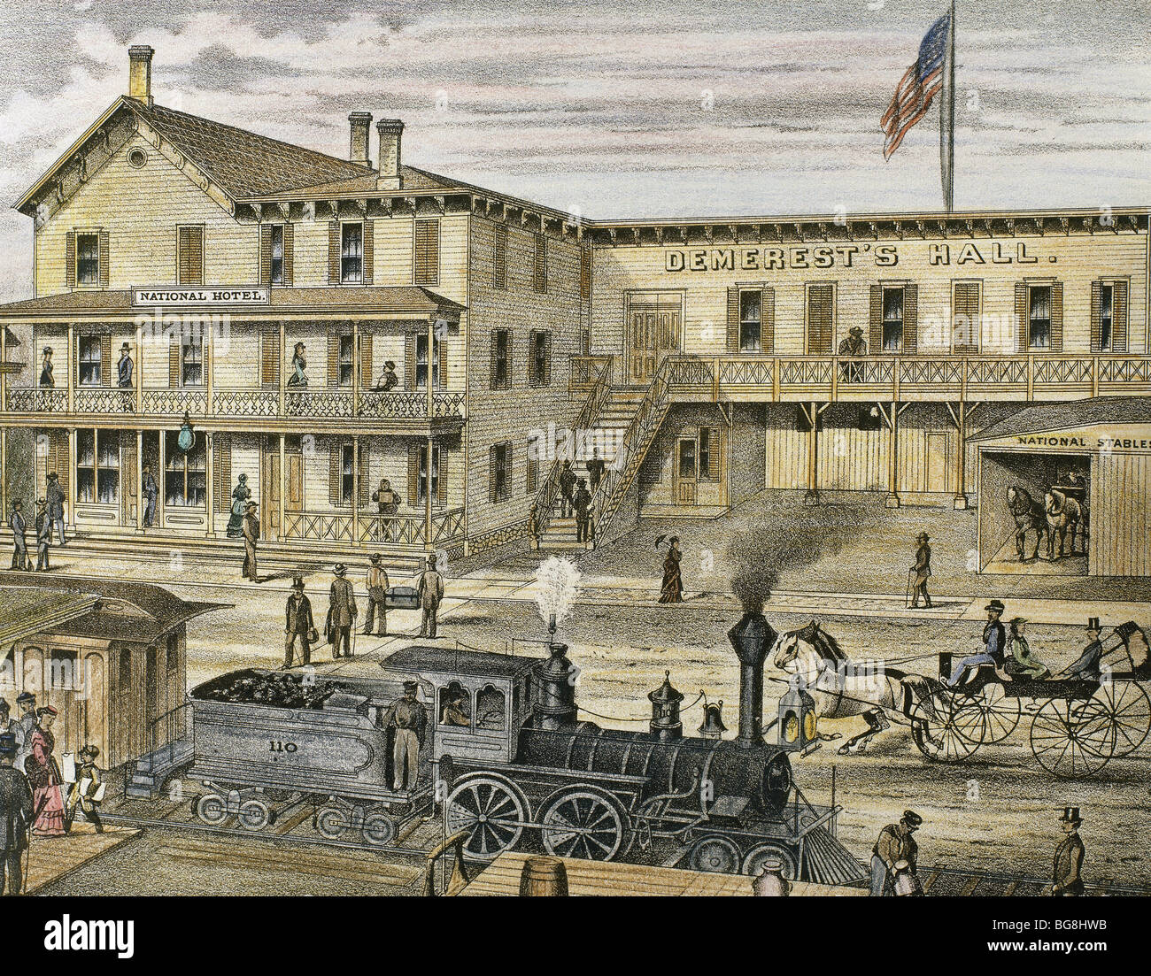 New york 1875 hi-res stock photography and images - Alamy