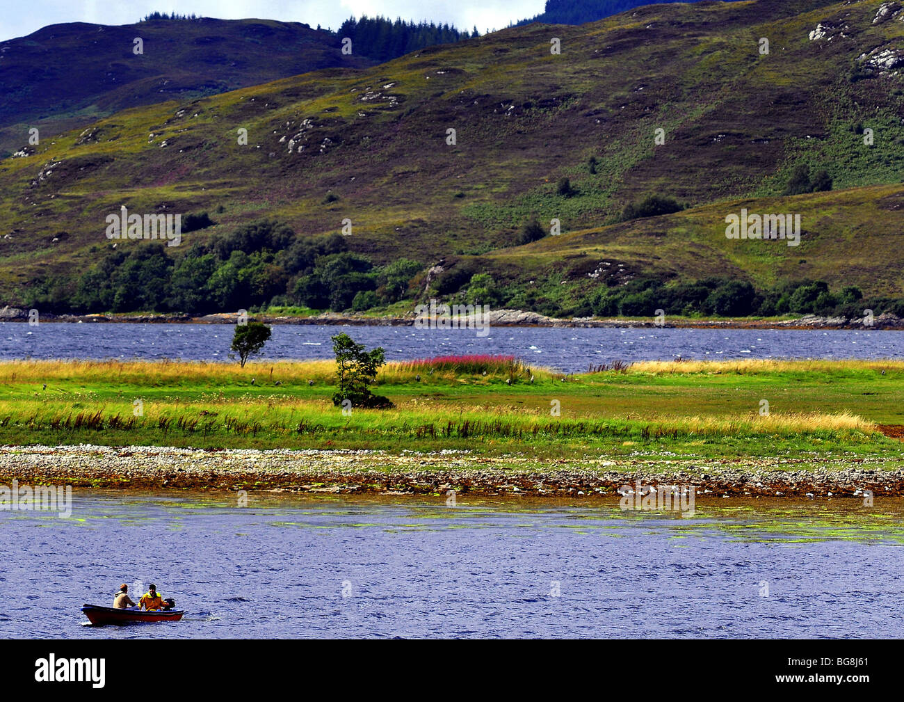 Scotland : Loch Alsh (or Lochalsh, sea inlet Stock Photo - Alamy