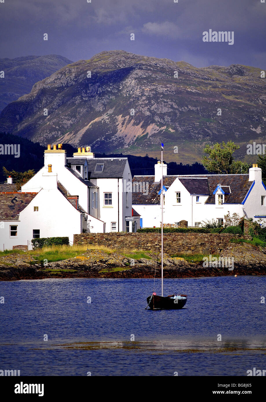 Scotland : Plockton Stock Photo - Alamy