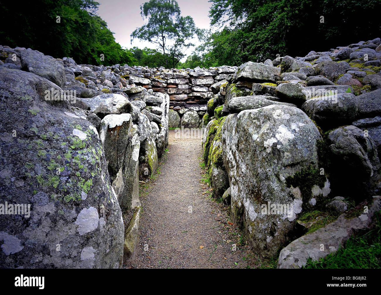 Scotland : Clava Cairns Stock Photo - Alamy