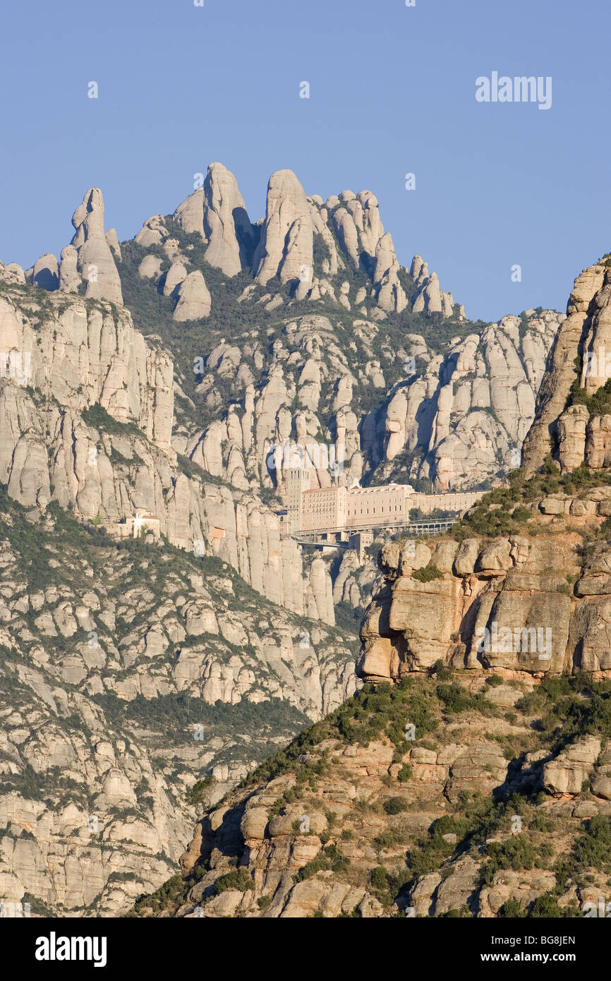 CATALONIA. Montserrat mountain. Spain Stock Photo - Alamy