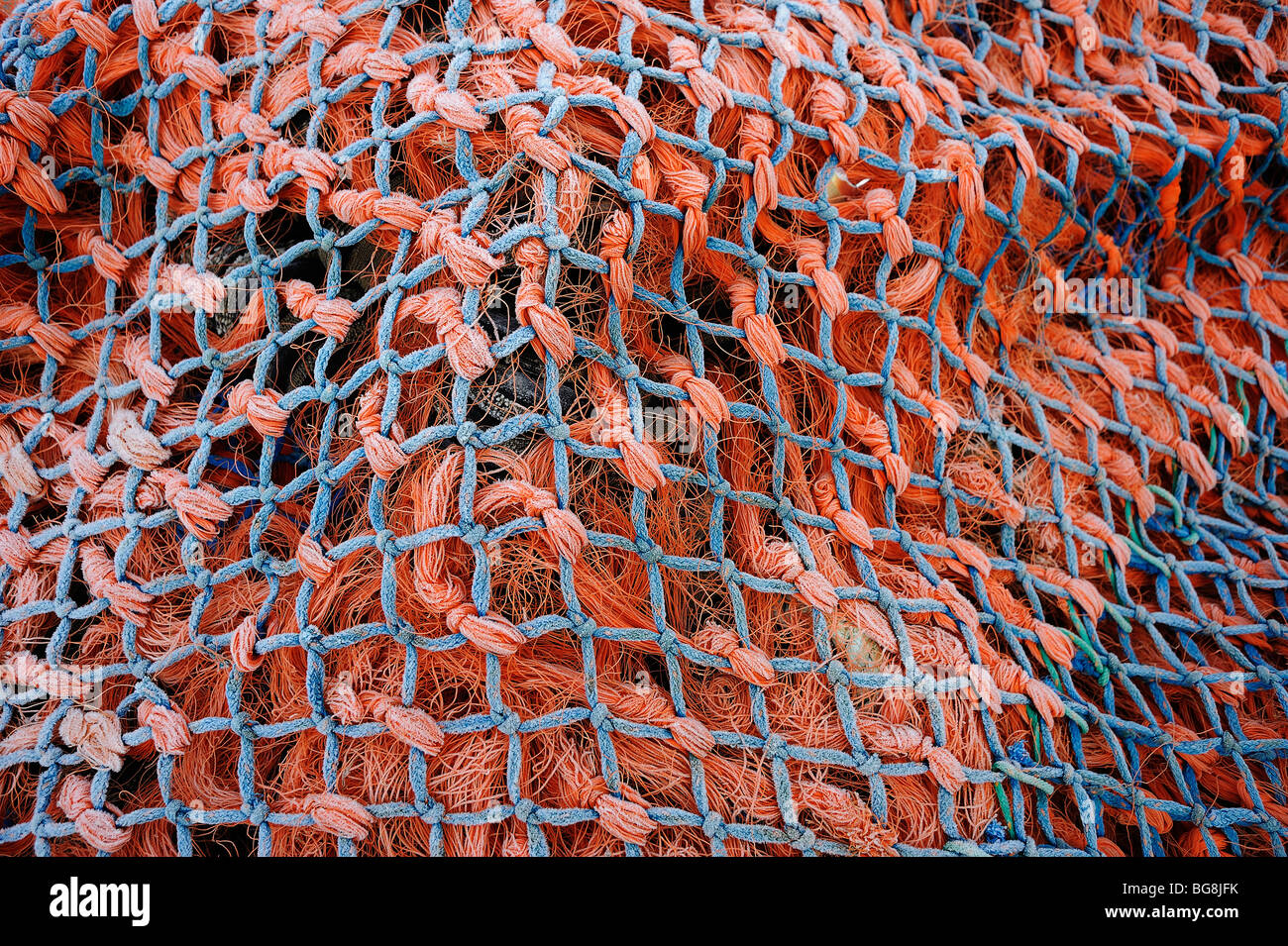 Detail knot knots ropes line lines commercial fishing net hi-res stock ...