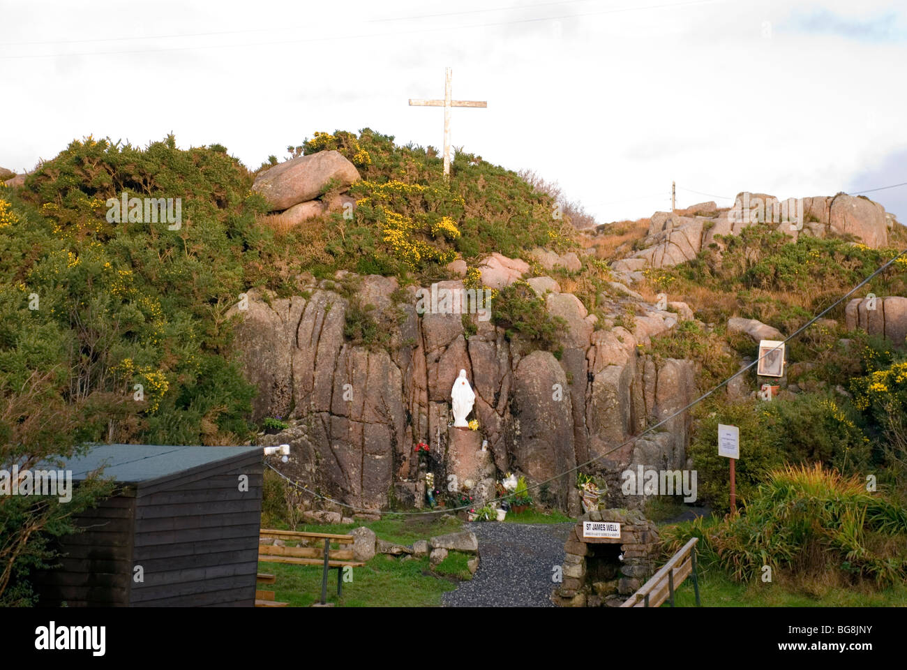 Shrine at Kerrytown where apparitions of the Virgin Mary have been ...