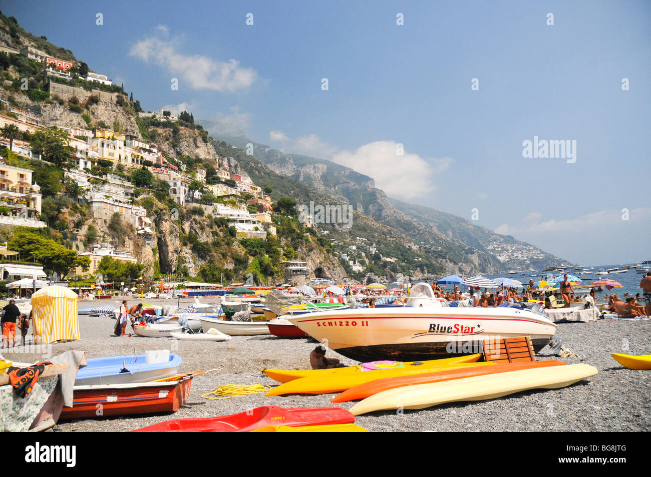 Positano beach, Italy Stock Photo - Alamy