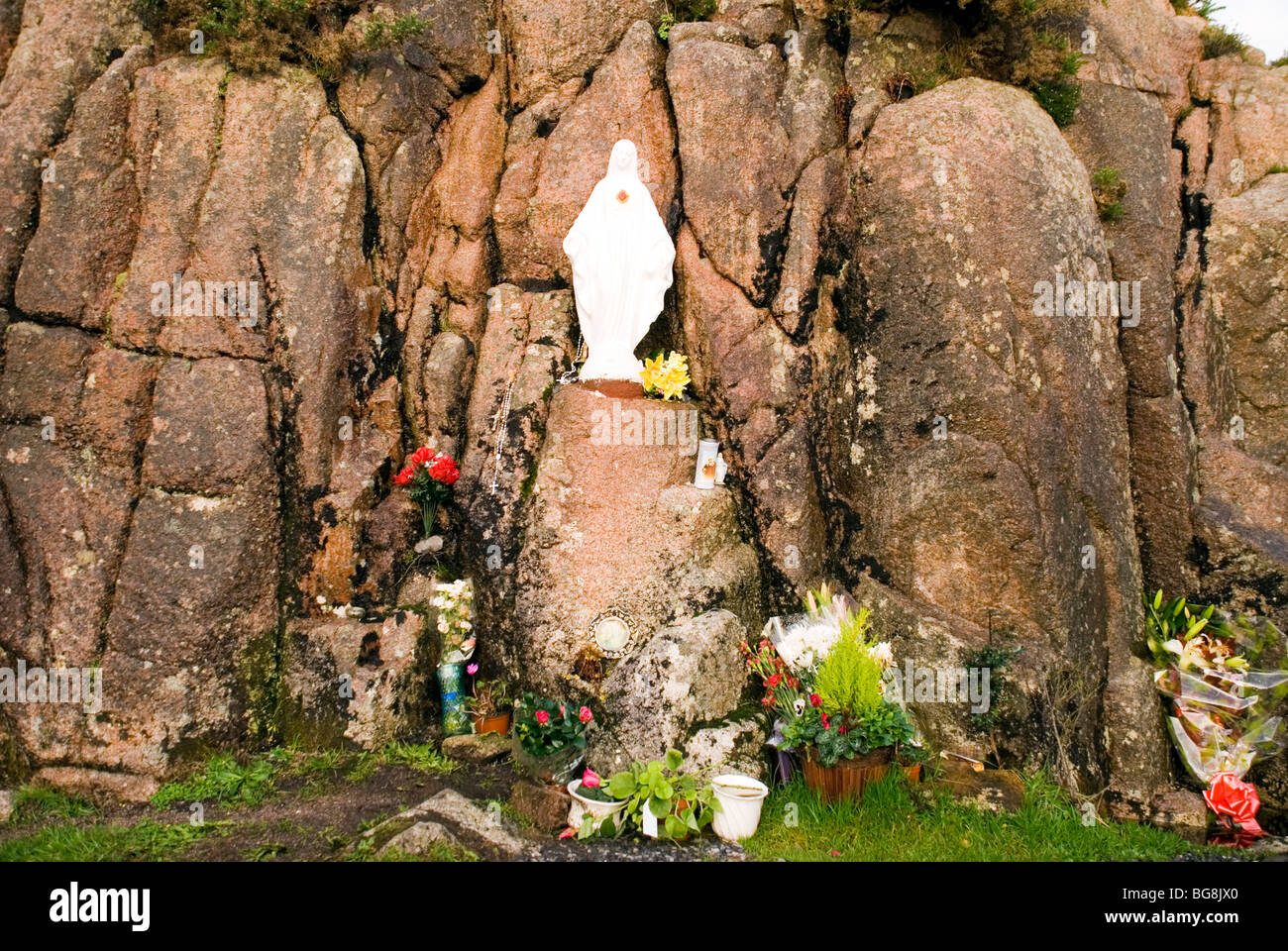 Shrine at Kerrytown where apparitions of the Virgin Mary have been ...