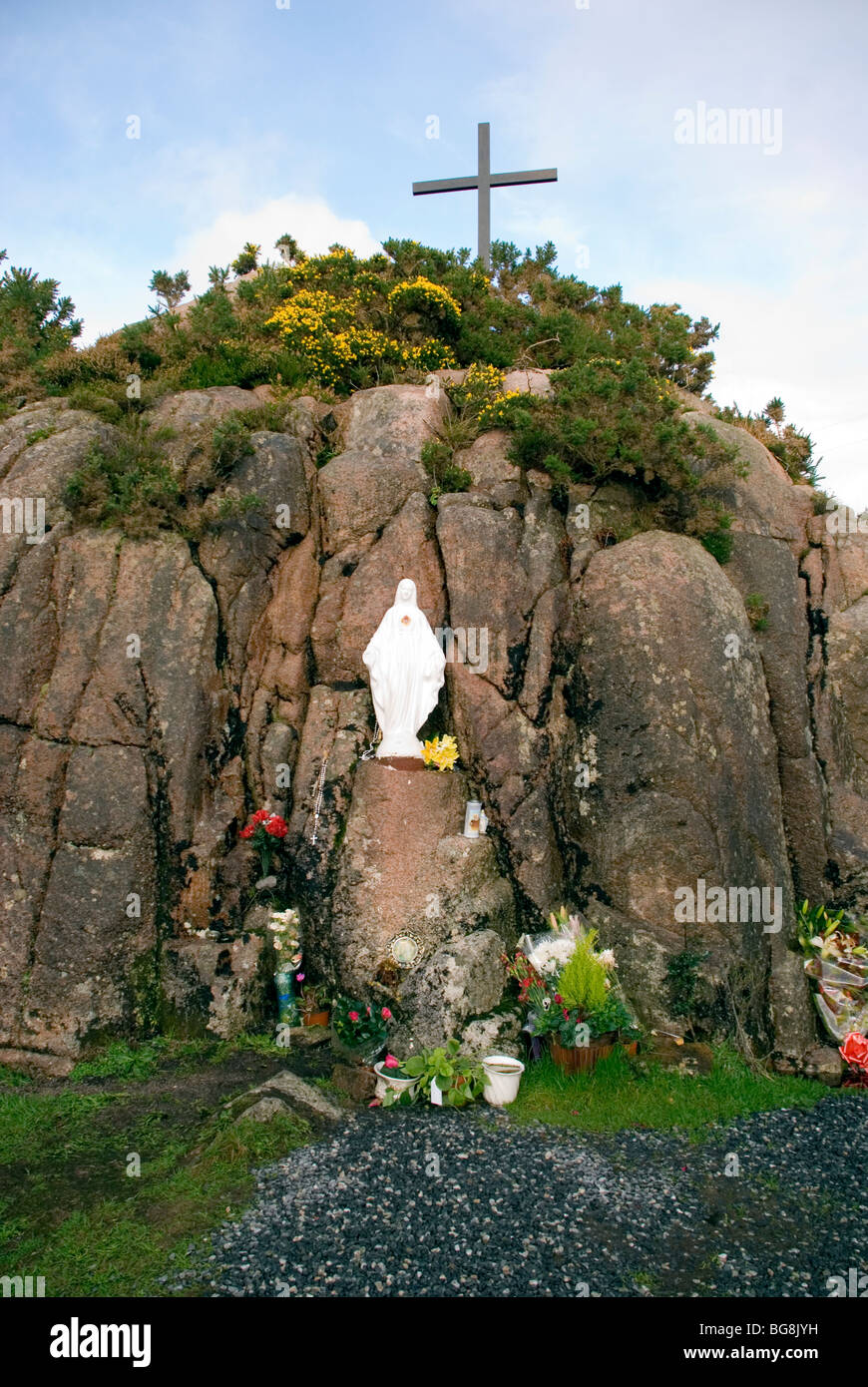Shrine at Kerrytown where apparitions of the Virgin Mary have been ...