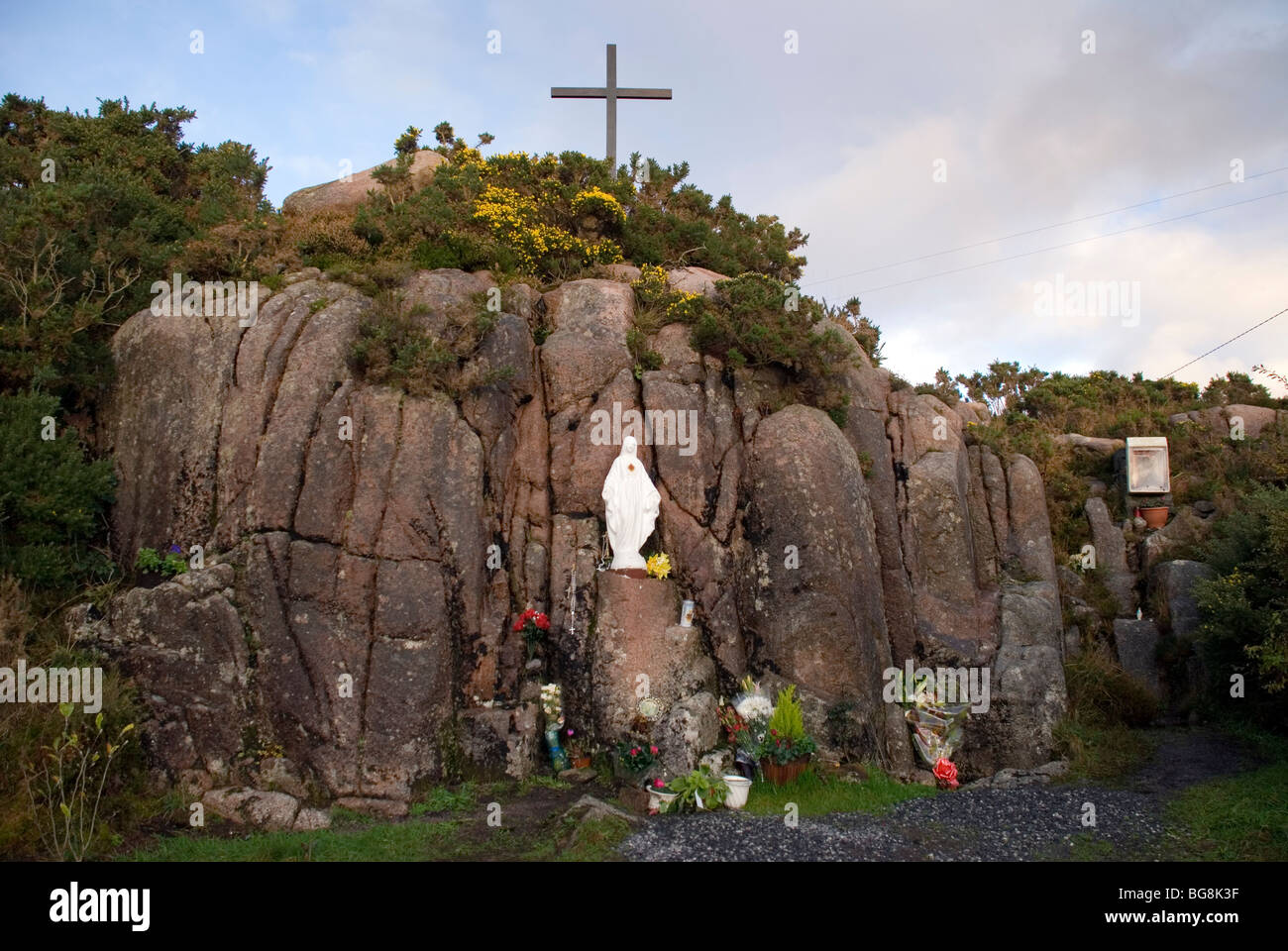 Shrine at Kerrytown where apparitions of the Virgin Mary have been ...