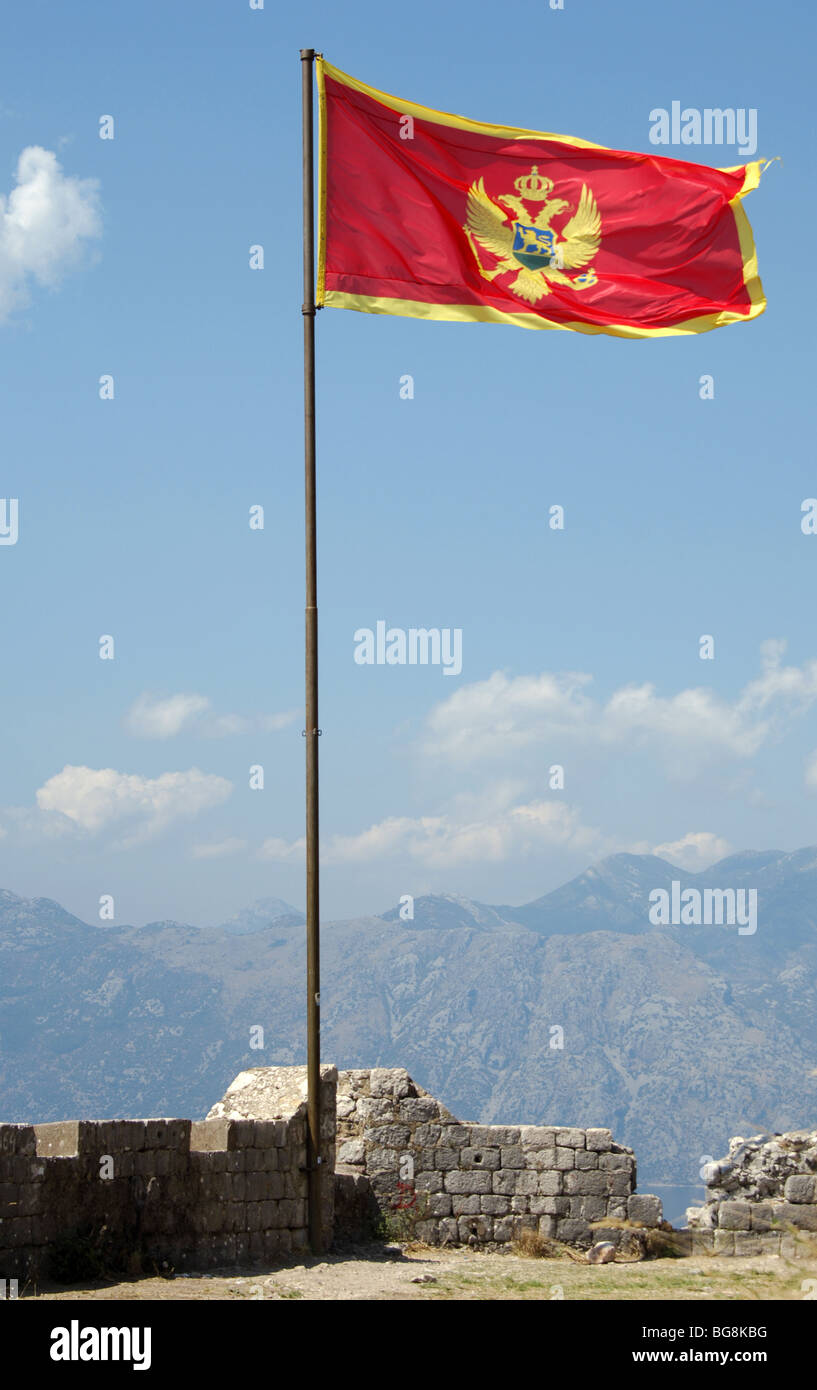 Montenegro flag hi-res stock photography and images - Alamy